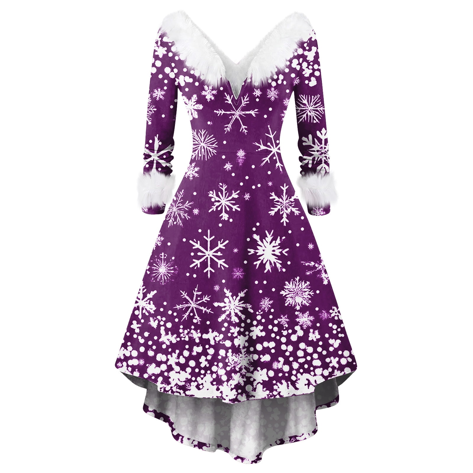 Fgvctg Christmas Womens Wedding Guest Dress Formal Prom Cocktail 50s ...