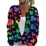 Fgvctg St. Patrick's Day Cardigan Sweaters for Women Open Front Cute ...