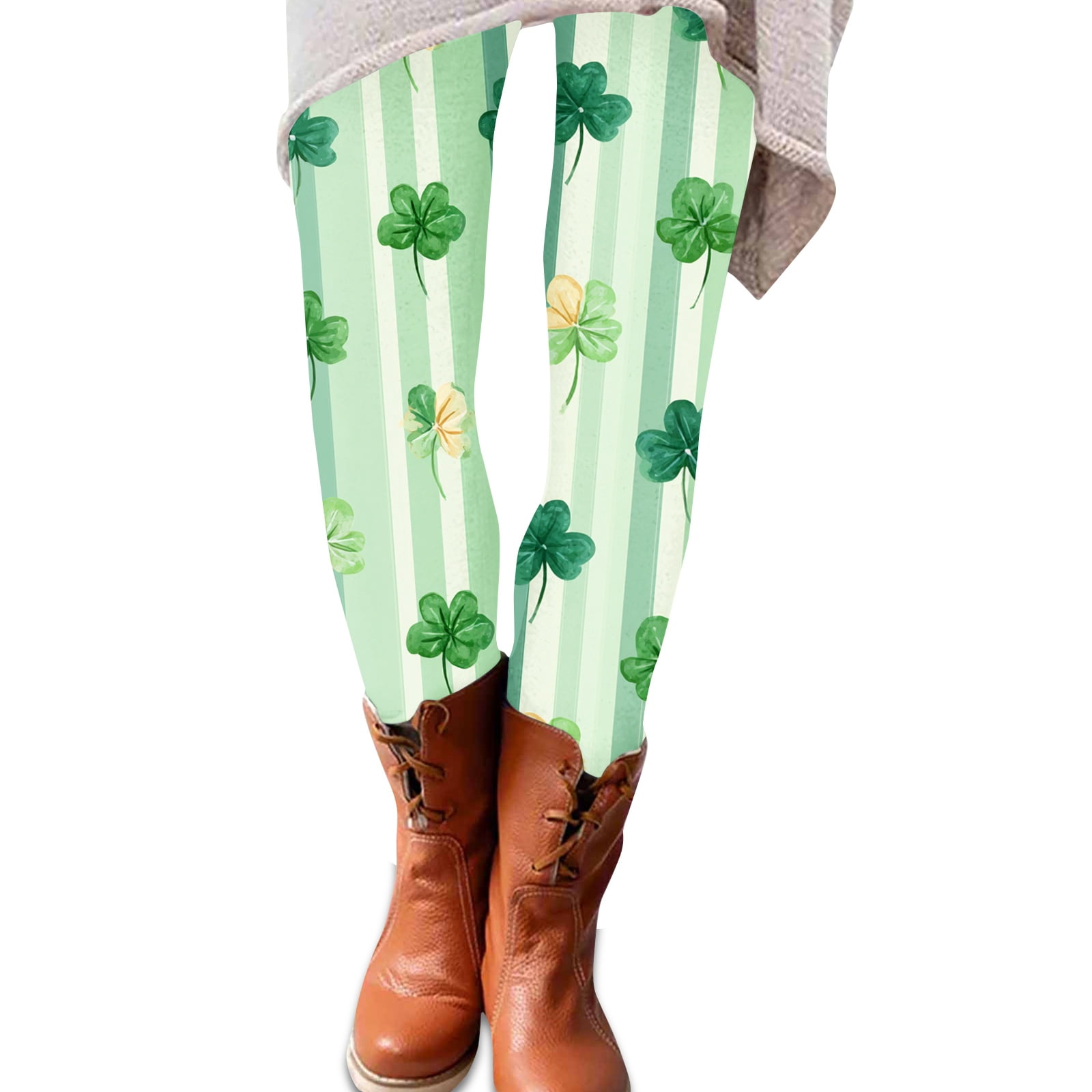 Fgvctg St. Patrick's Day Women Leggings Yoga High Waisted Full Length ...