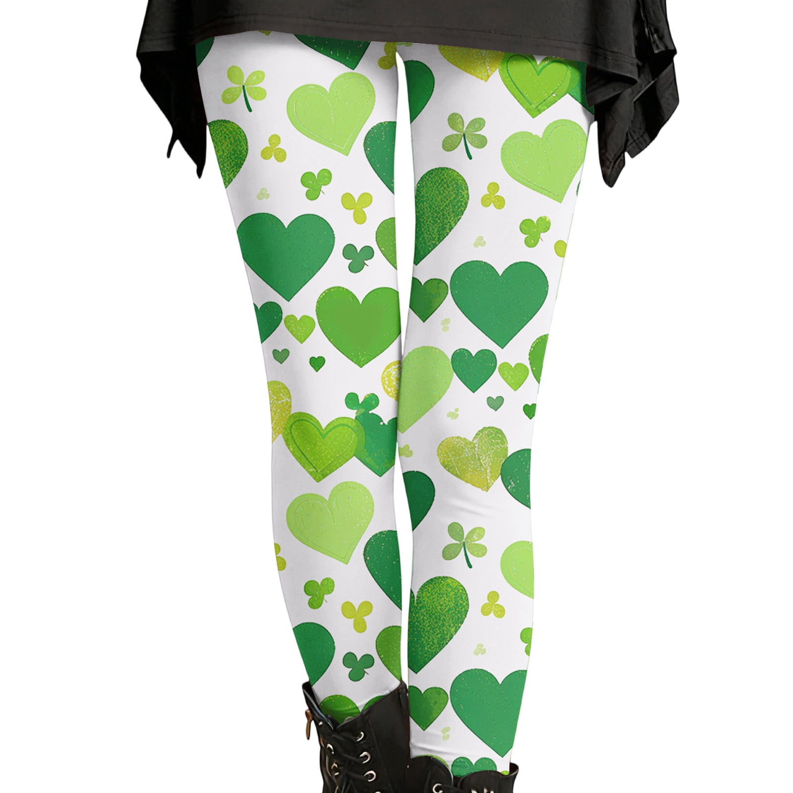 Fgvctg St. Patrick's Day Women's Leggings Yoga High Waisted Full Length ...