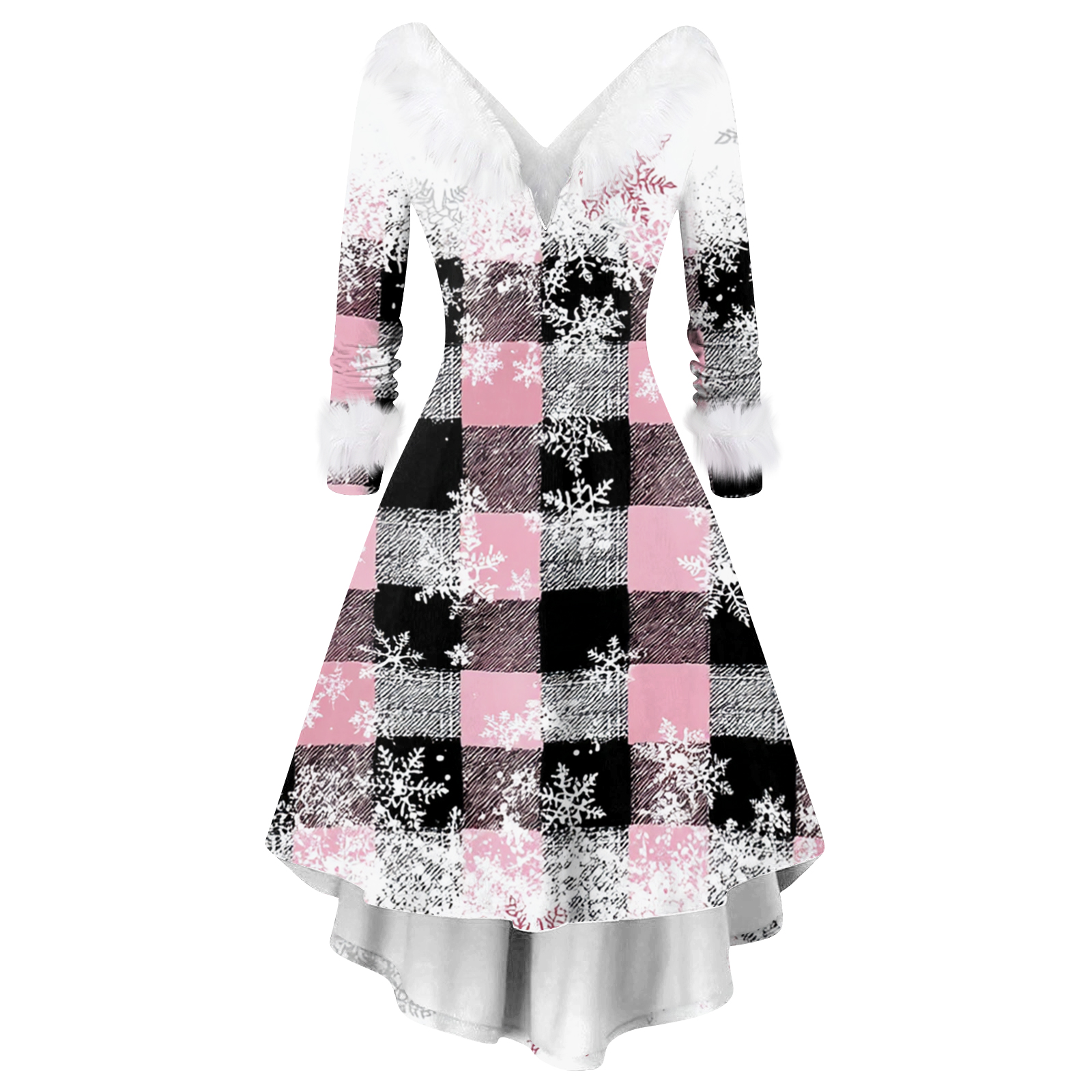 Fgvctg Womens Christmas Cocktail Dresses for Wedding Guest Church ...
