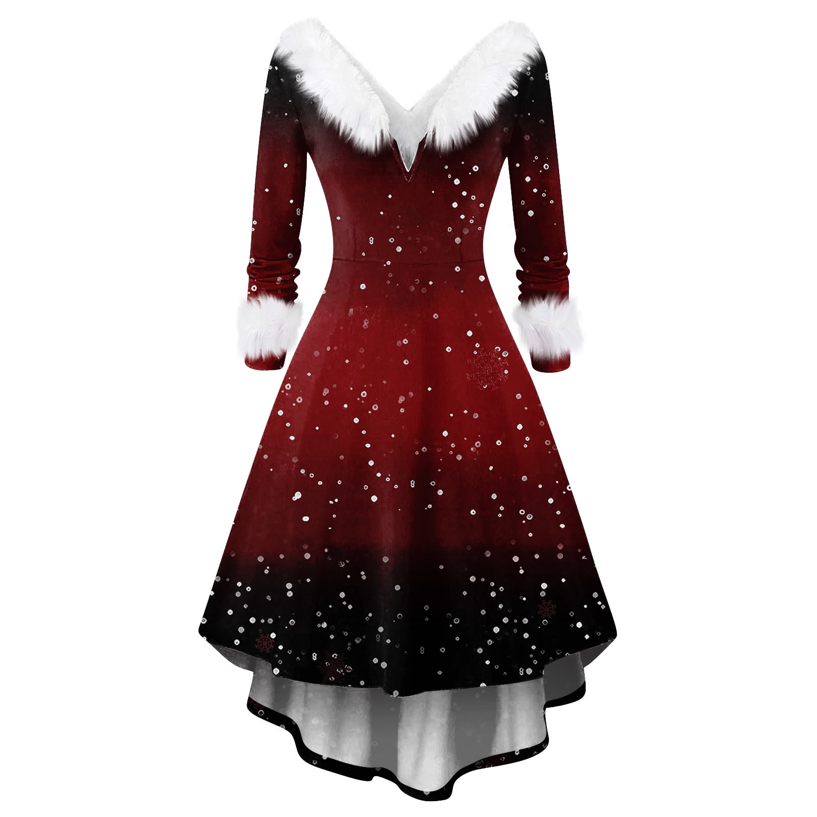 Fgvctg Womens Christmas Cocktail Dresses for Wedding Guest Prom ...