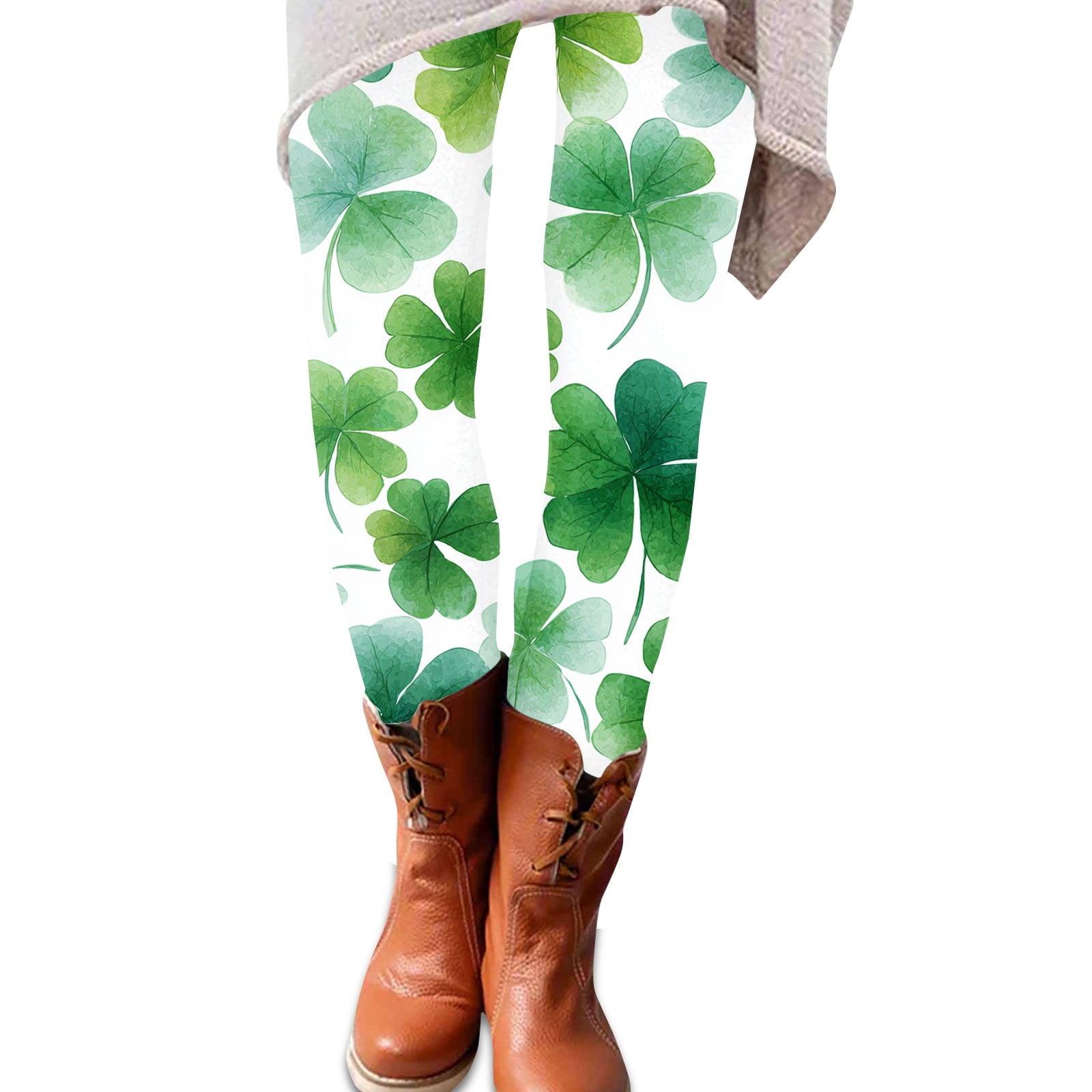 Fgvctg Womens St. Patrick's Day Leggings Full Length Workout Leggingss ...