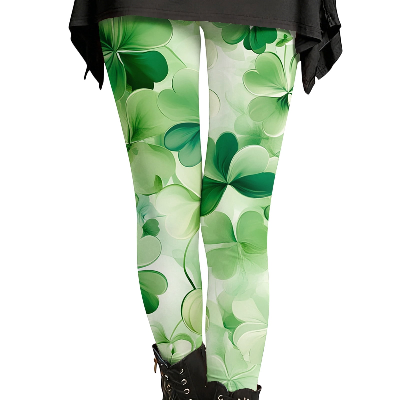 Fgvctg Womens St. Patrick's Day Leggings Yoga Stretch High Waisted Full ...