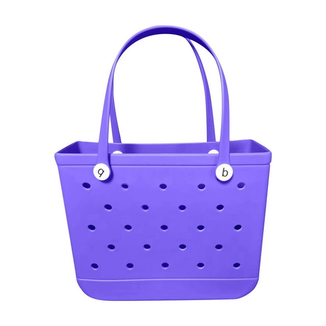 Fgvctg XLarge Rubber Waterproof Beach Tote Bag, Beach Storage Basket ...