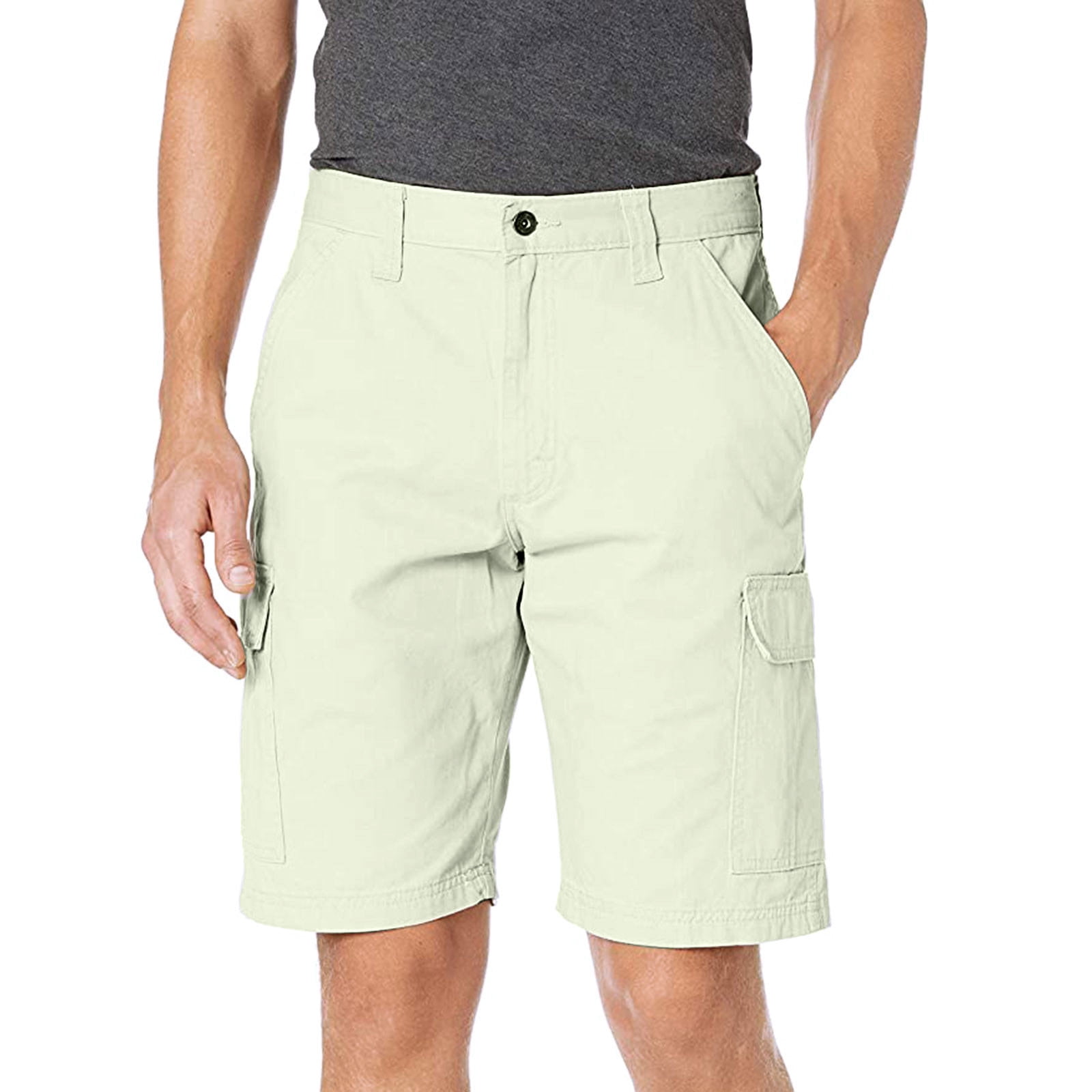 Fheaev Cargo Shorts For Men Fashion Men's Pocket Zipper Classic Cargo ...