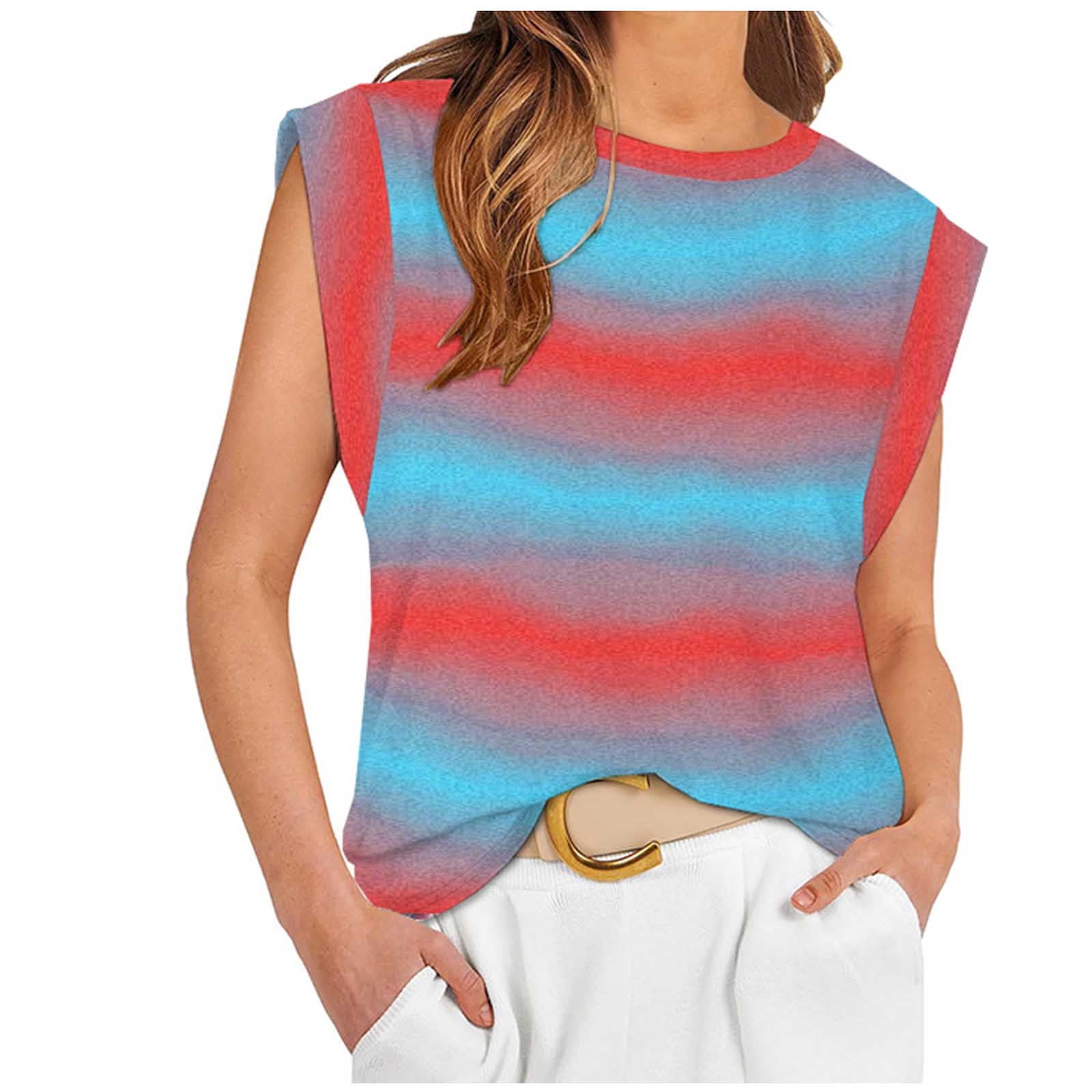Fheaev Summer Tank Tops For Women 2024 Going Out Tops Fashion Women'S ...