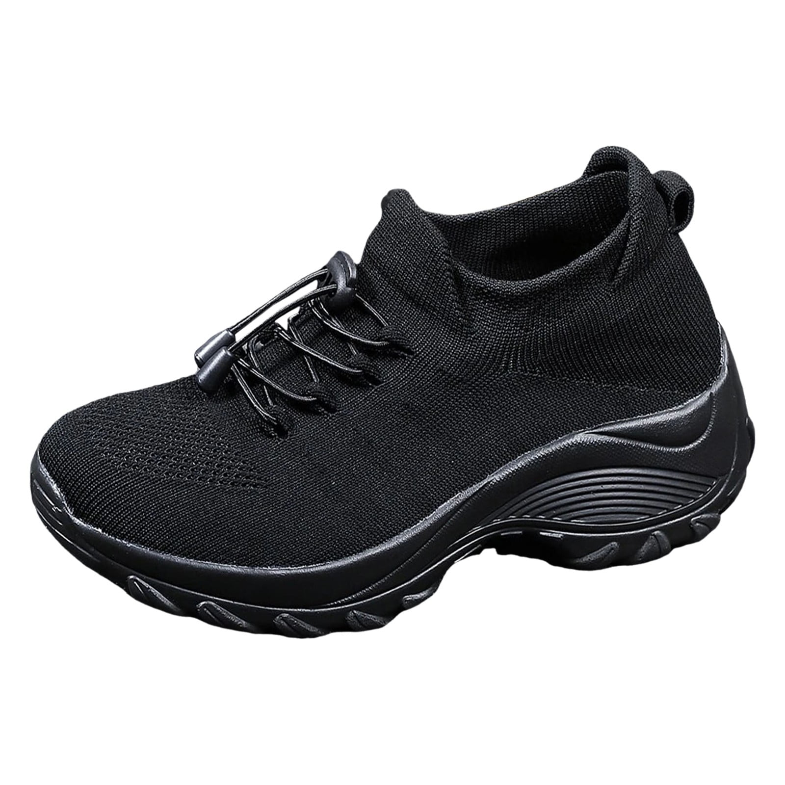 FhgihG 2025 Rocker Sole Shoes - Women's Wedge Heel Orthopedic Walking ...