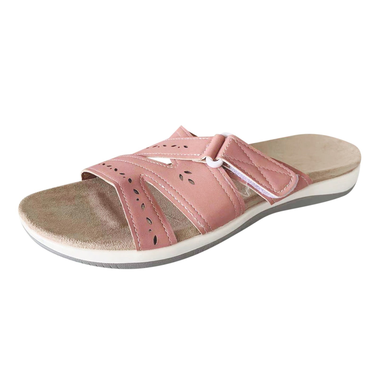 FhgihG Orthotic Support Slides Women's Medical Recovery Walking Sandals ...