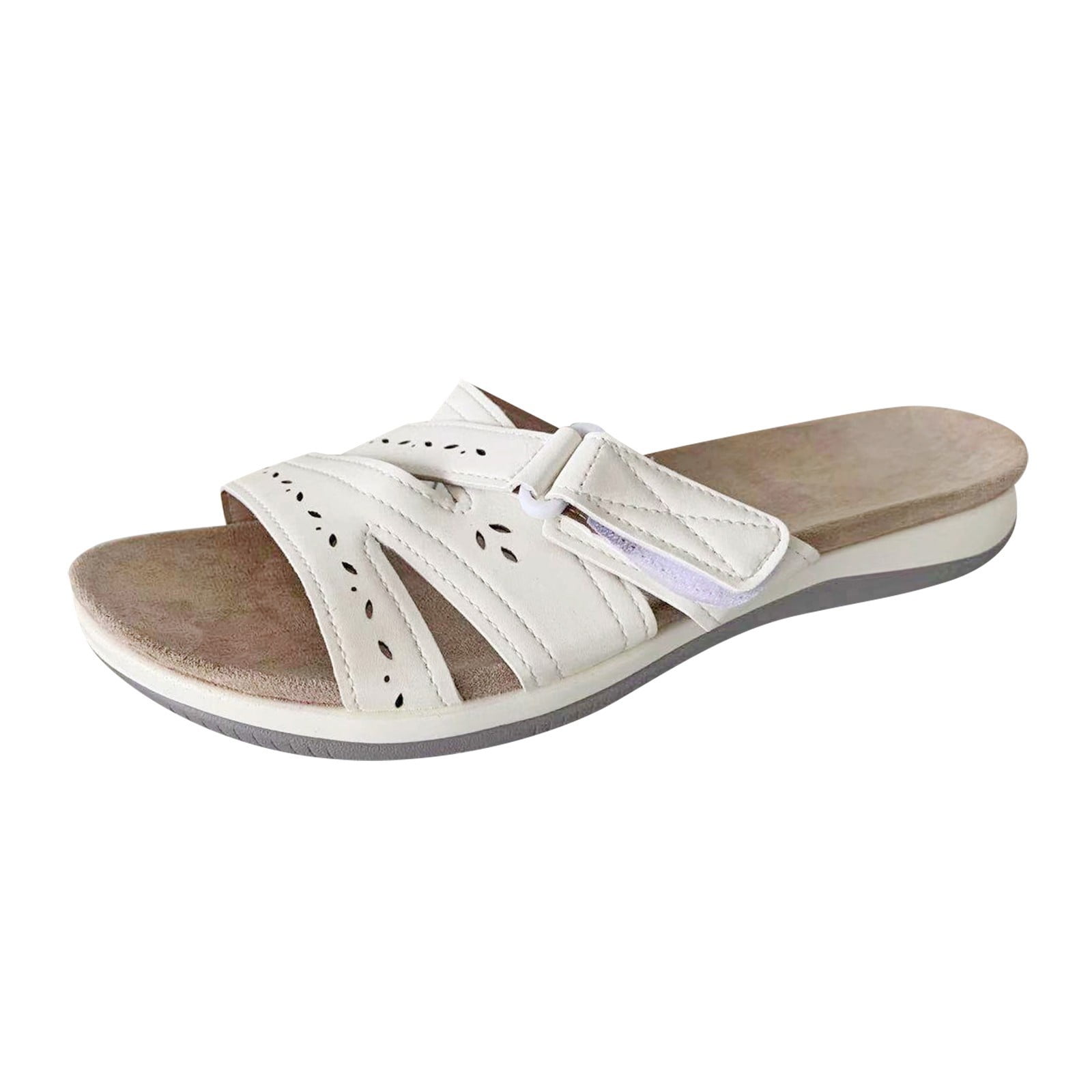 FhgihG Orthotic Support Slides Women's Medical Recovery Walking Sandals ...