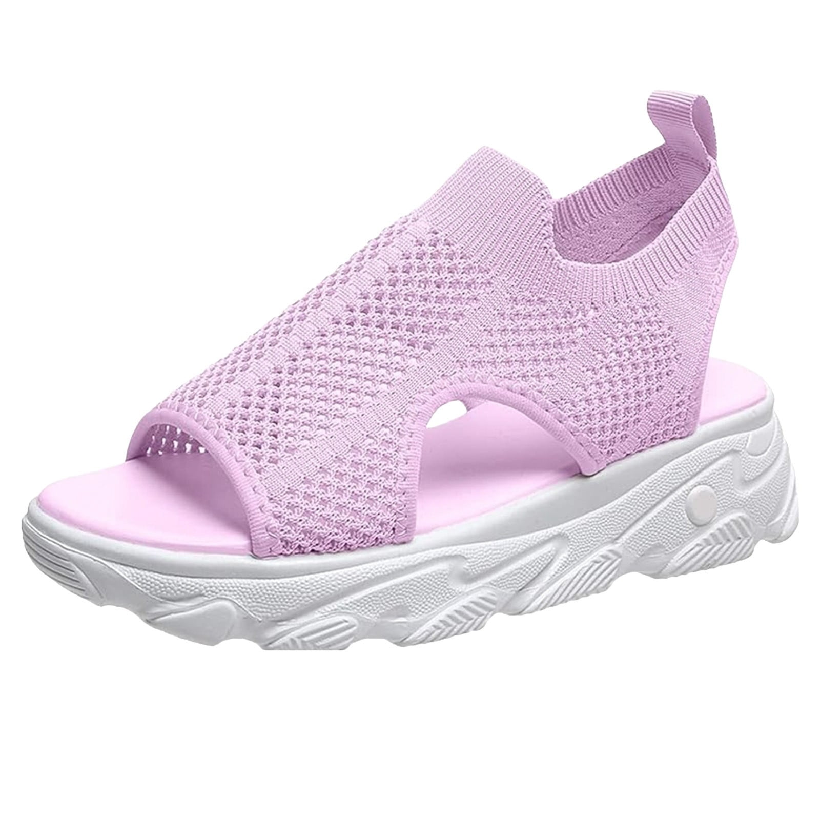 FhgihG Platform H-Strap, Wedge Sandals For Women Height Increasing ...