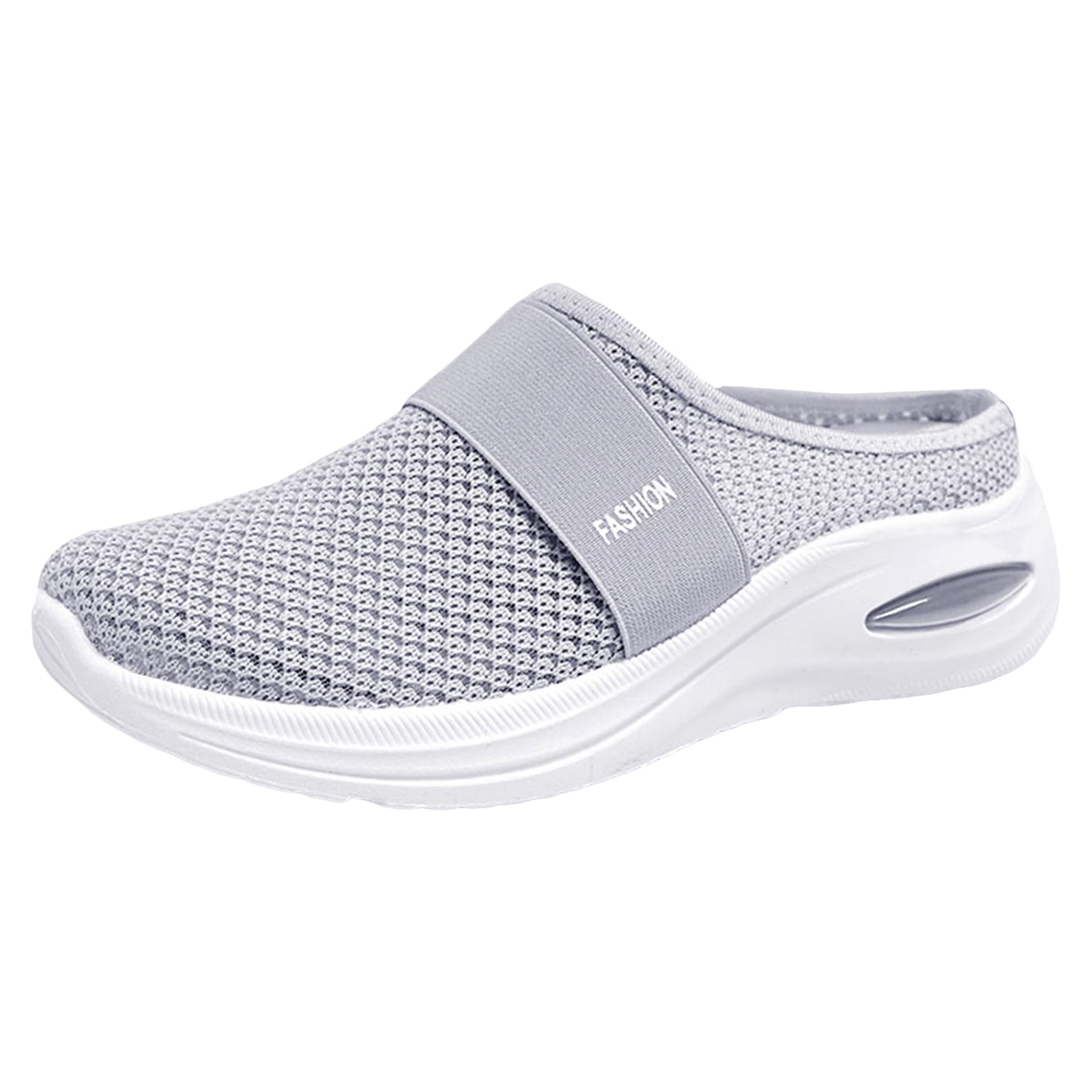 FhgihG Wide Width Clogs Women 2025 Air Cushion Mules Arch Support Slip ...