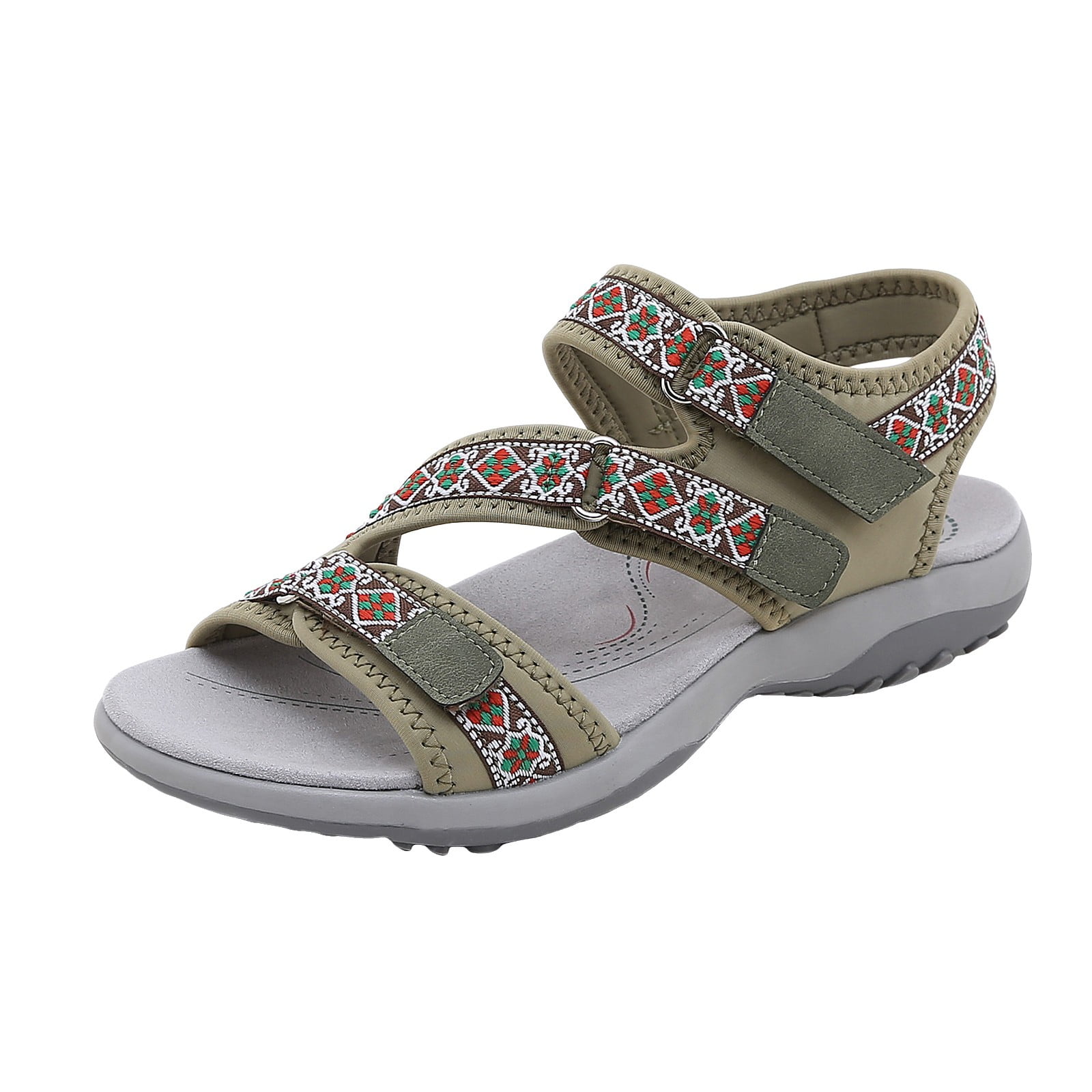 FhgihG Womens Hiking Sandal Sport Sandal Straps With Adjustable Hooks ...