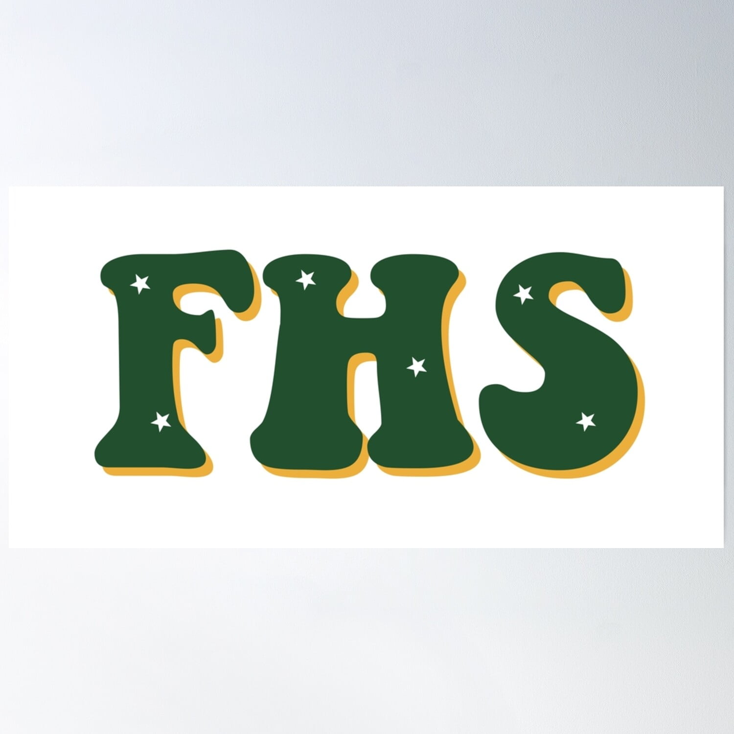 Fhs Poster Wall Art, Modern Wall Decor, 8x12 UNFRAMED - Walmart.com