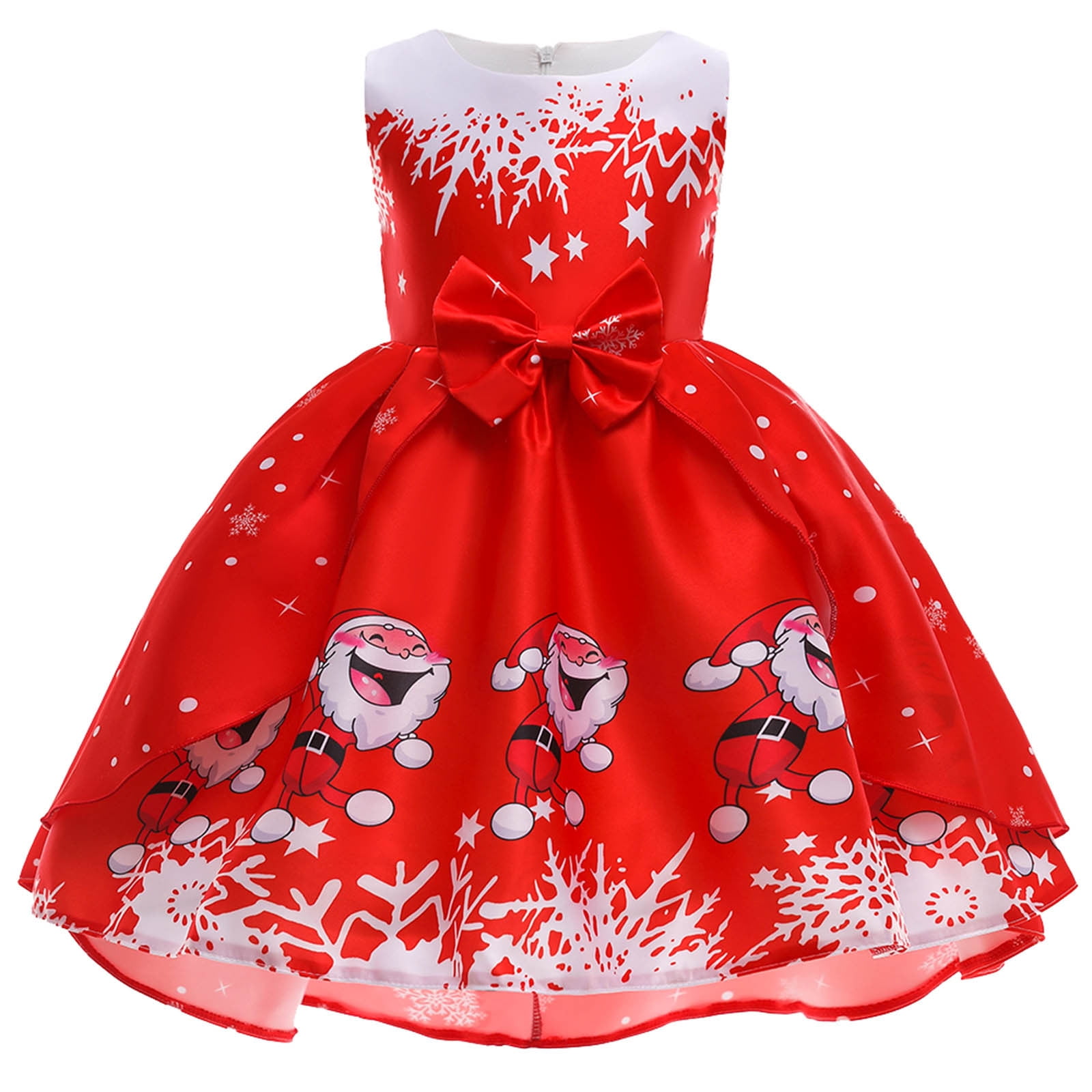 FhsagQ Dresses Girls Christmas Dresses Size 8-10 Casual Kids Child ...
