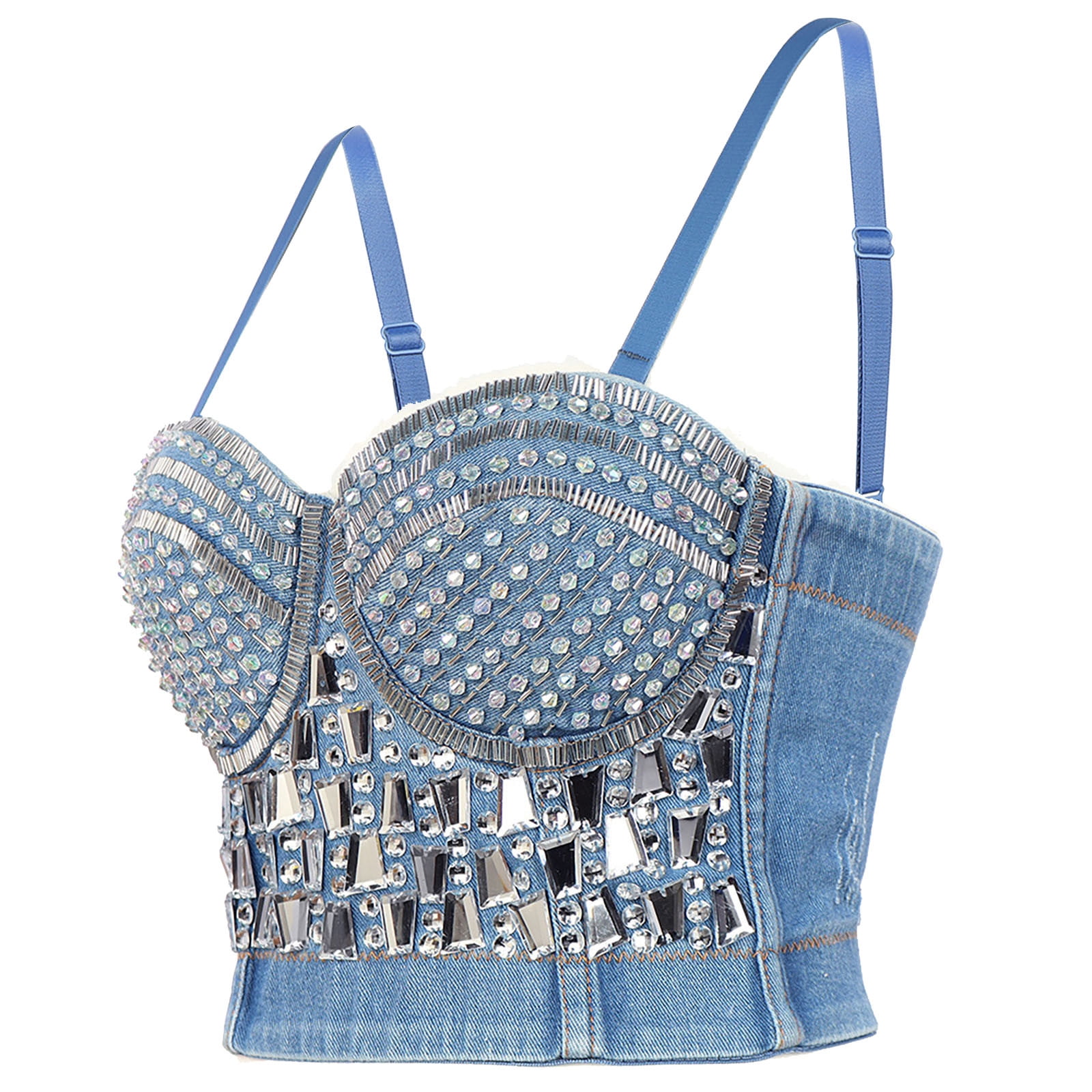 Fhsagq Female Summer Tank Tops Sexy Deep V With Diamond Encrusted Shape And Shape Sexy Hot Girl