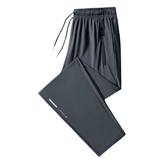 Fhsagq Male Casual Pants Flat Front Regular Straight For Men Long Pants