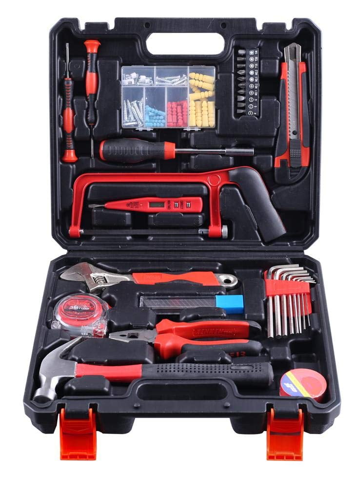 Fht 904 Screwdriver, Hammer, Plier & Other Utility Home Hand Tool Kit ...