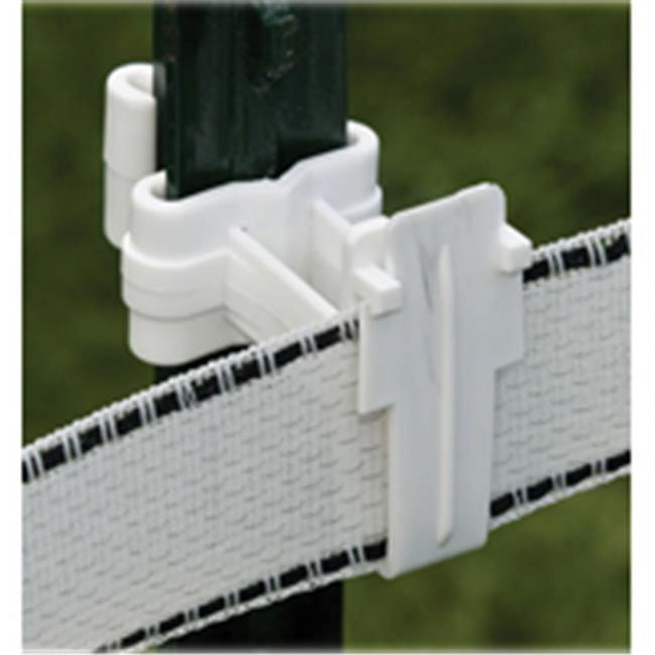 Fi-Shock ITTW-FS T-Post Polytape Insulator, 25/Bag, White - Walmart.com