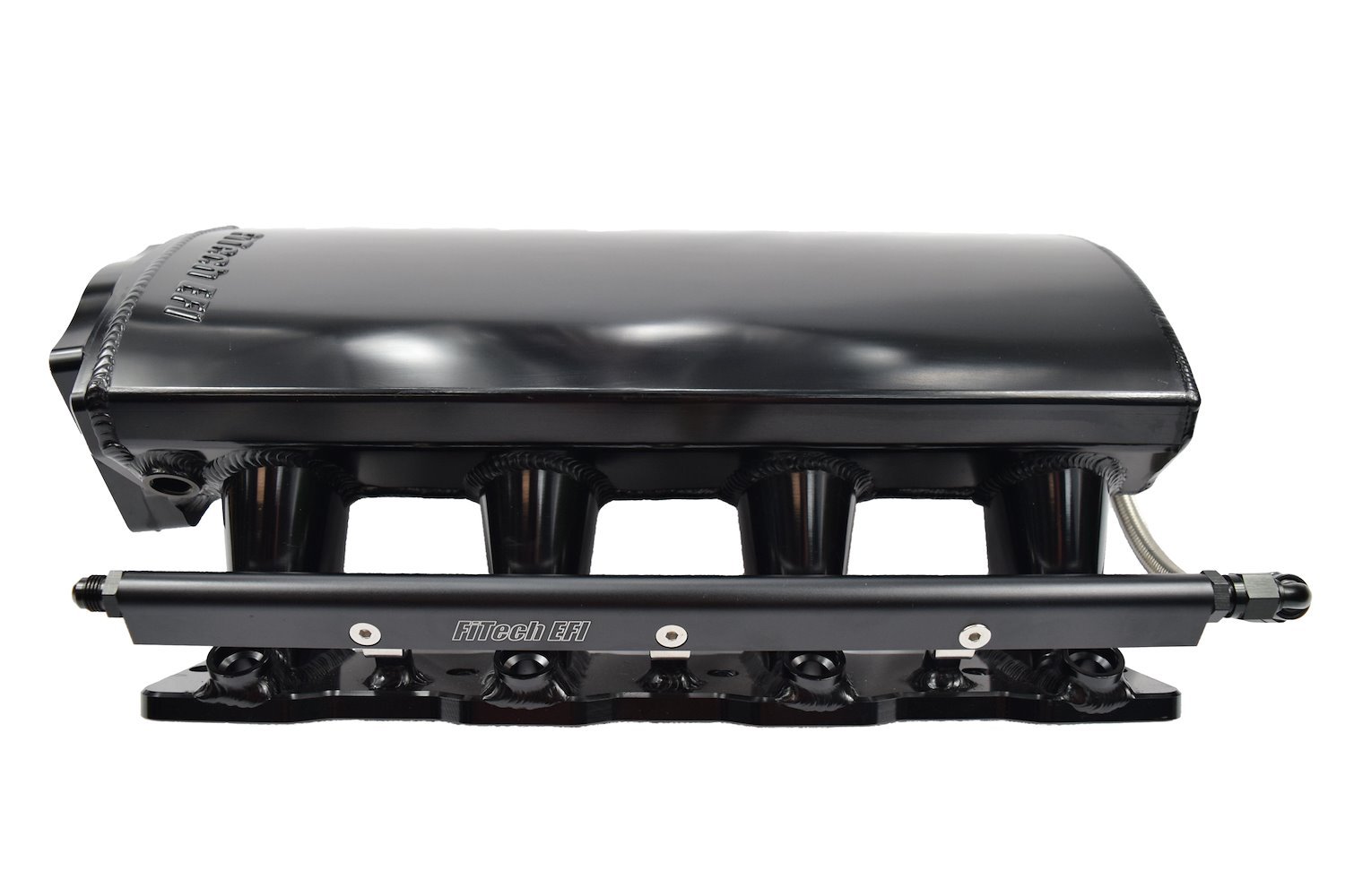 Fi Tech FIT70064 EFI Black Anodized Short Multi-Port Intake Manifold ...
