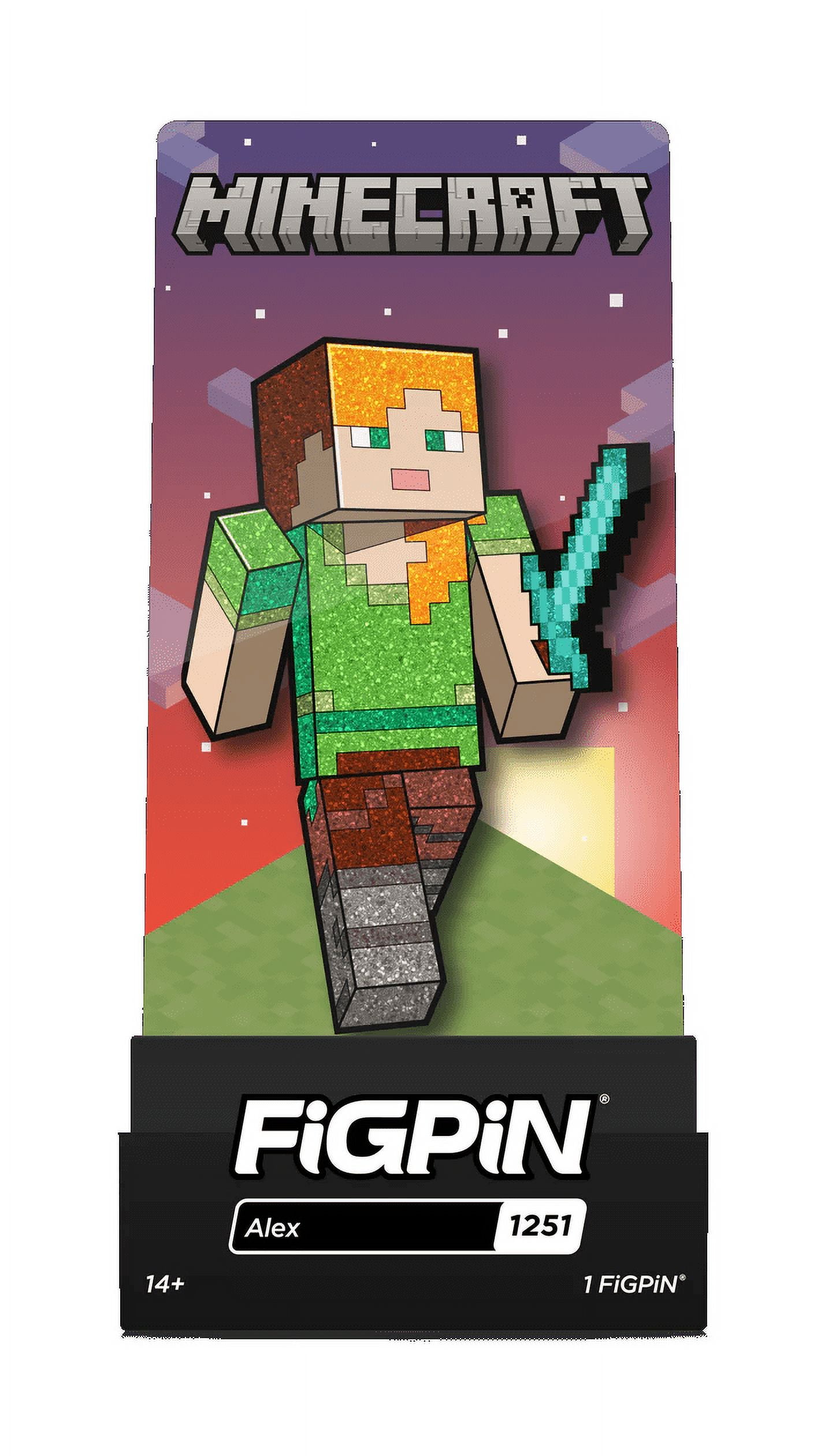 FiGPiN: 1251 Minecraft, Alex (GT) (500 PCS) Exclusive - Walmart.com