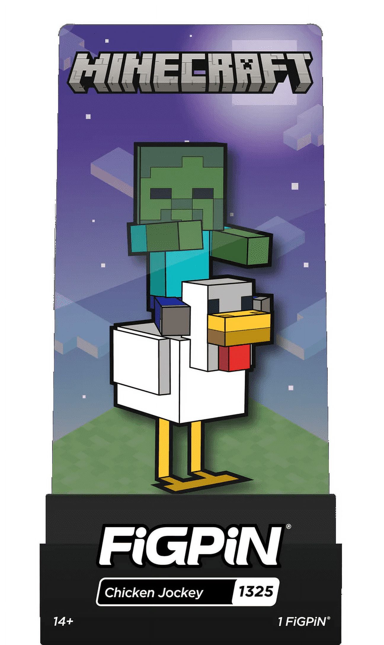 FiGPiN: 1325 Minecraft, Chicken Jockey (750 PCS) Exclusive - Walmart.com