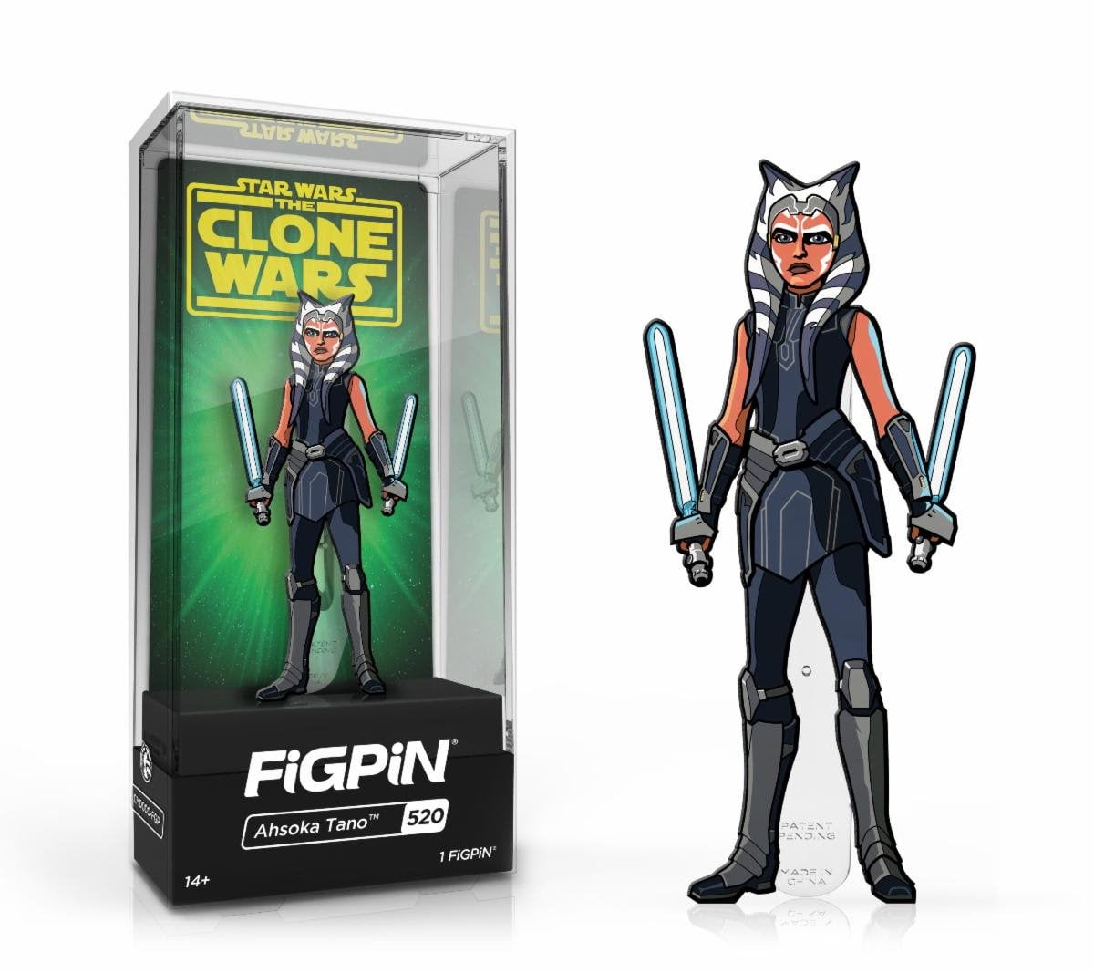 FiGPiN Ahsoka Tano The Clone Wars #520 Enamel Collector Pin - Walmart.com