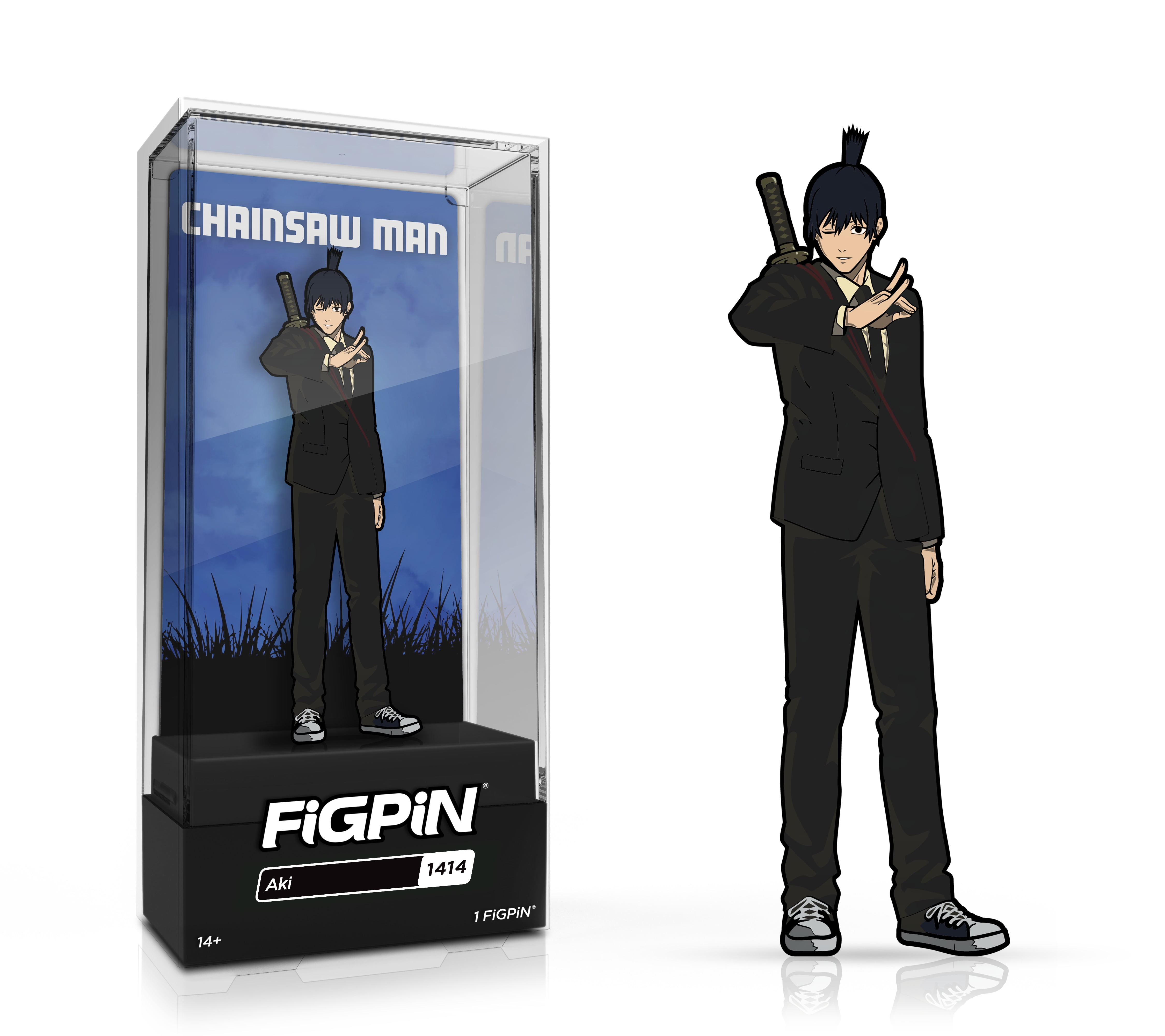 FiGPiN - Chainsaw Man Season 1 - Aki Enamel Pin (1414) - Walmart.com