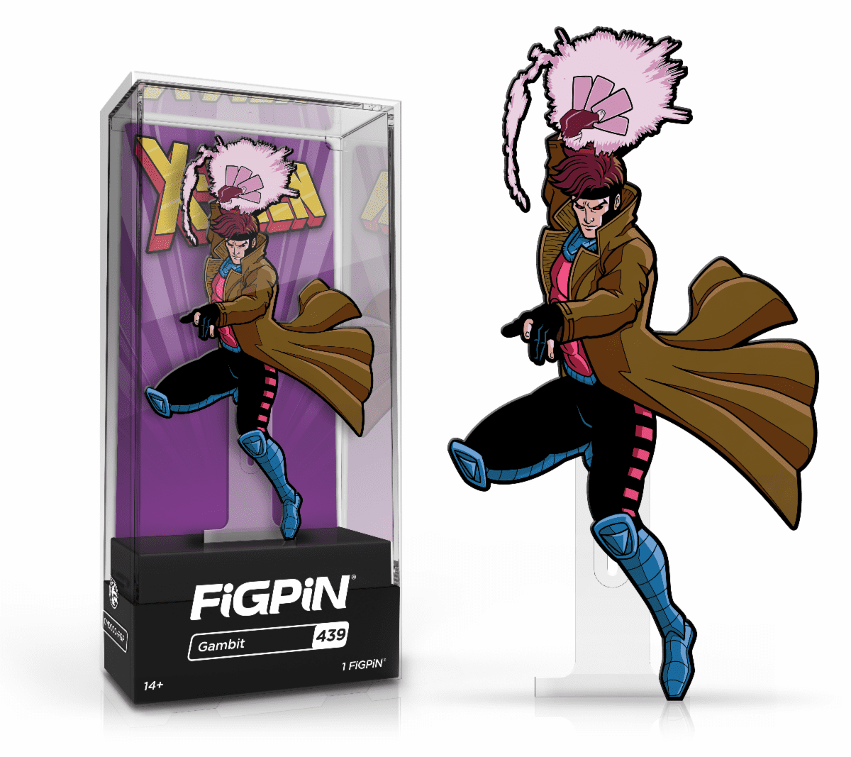 FiGPiN Classic: Gambit X-Men Animated Series #439 3" Enamel Collector ...