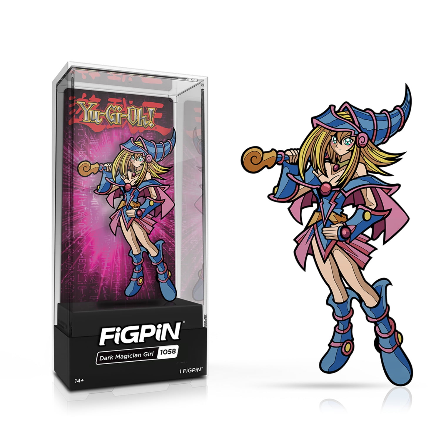 FiGPiN Classic YU-GI-OH!: Dark Magician Girl Anime Figurine Collectible ...
