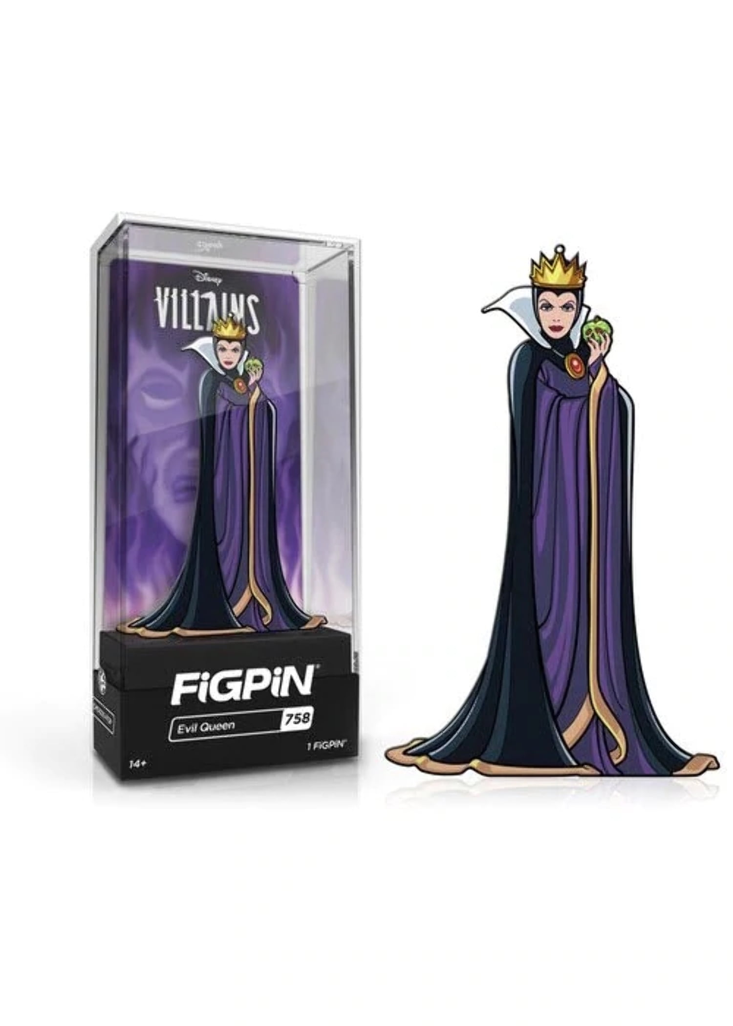 FiGPiN Disney Villains Evil Queen Collectible Enamel Pin (758 ...