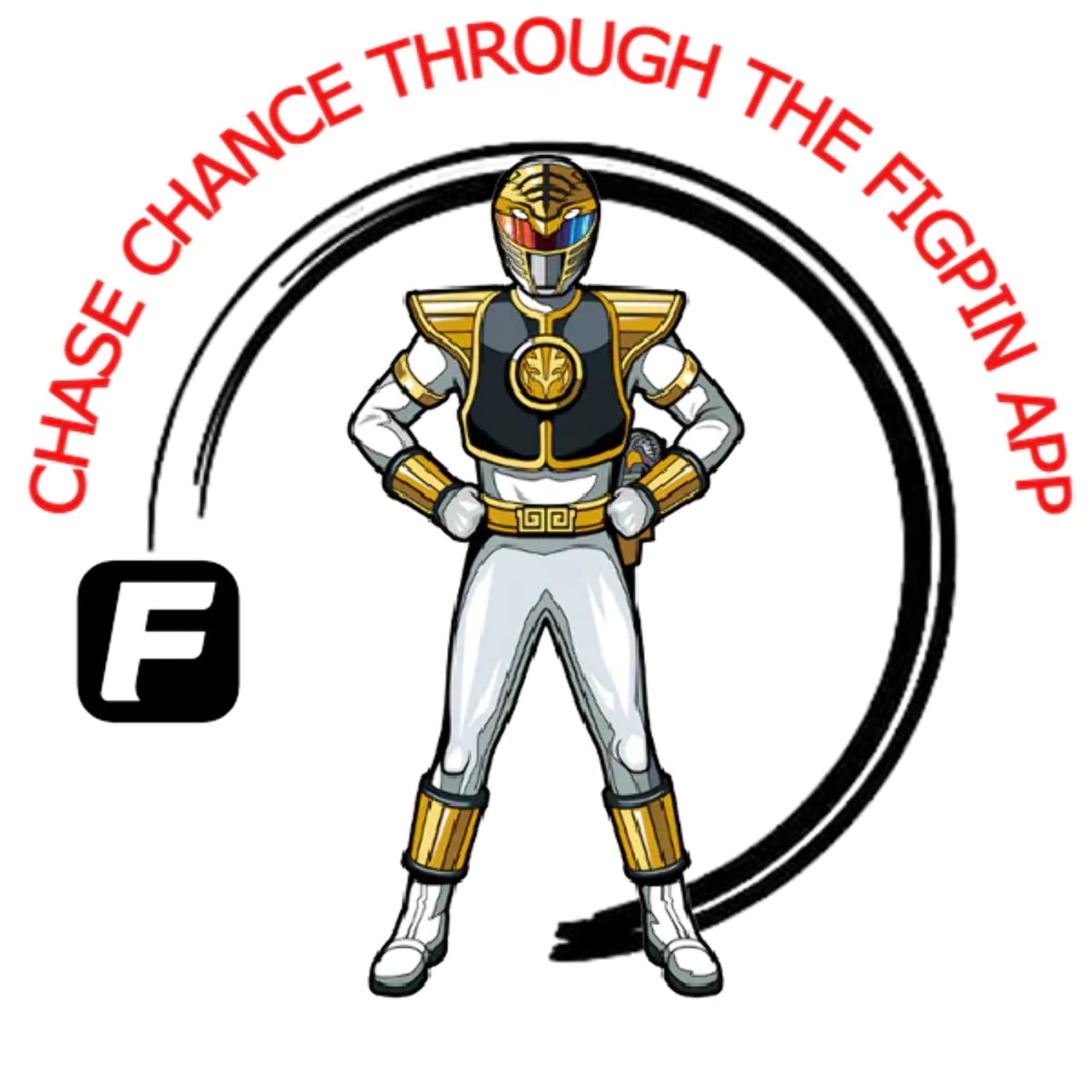 FiGPiN Power Rangers White Ranger #1195 - Walmart.com