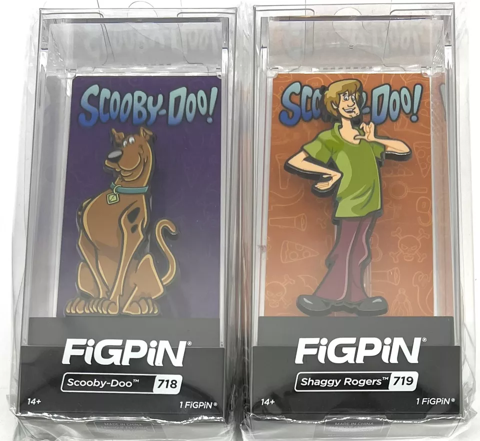 FiGPiN Scooby-Doo! Shaggy Rogers #719 & Scooby-Doo #718 Pins Set of 2 ...