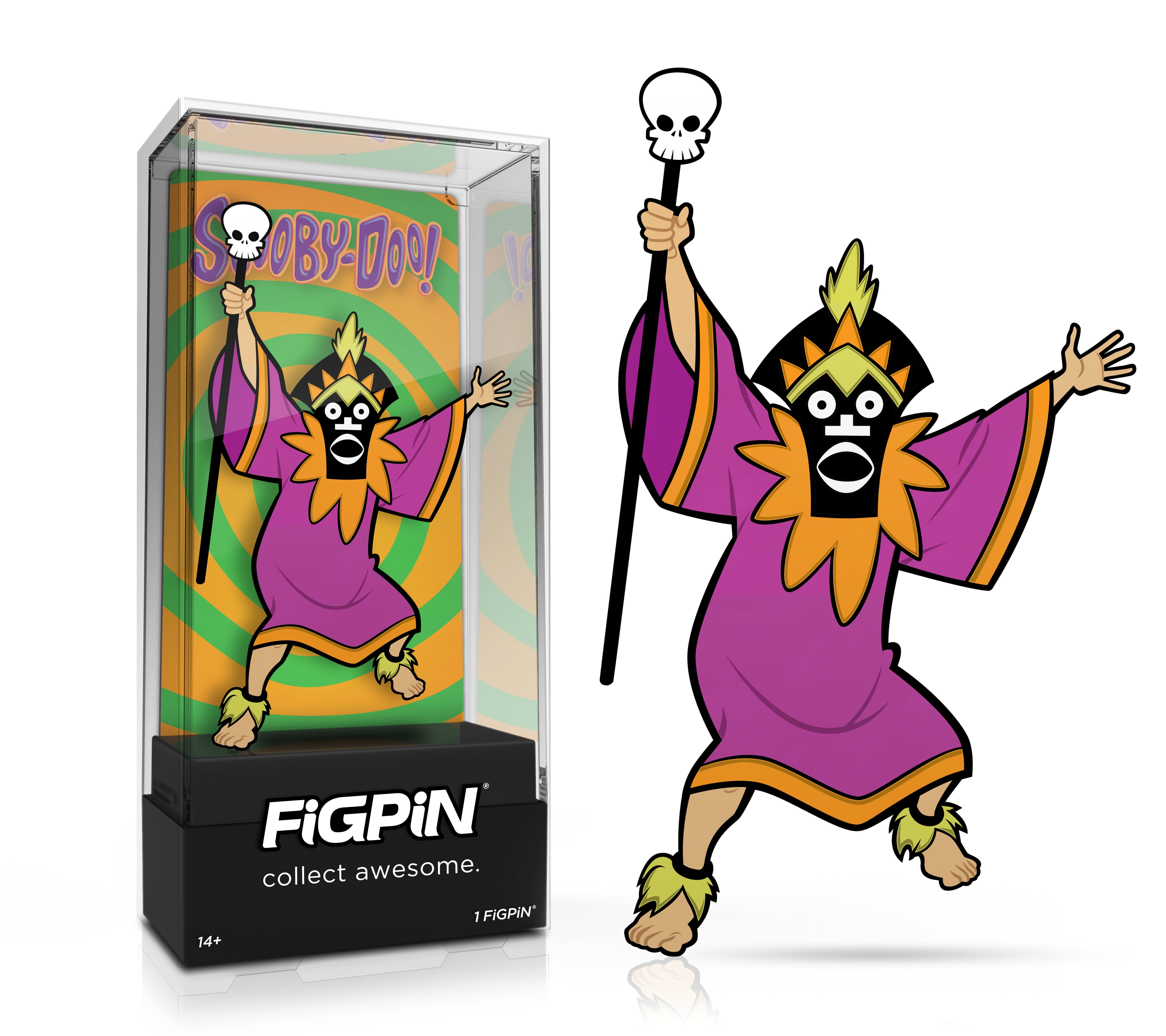 FiGPiN - Scooby-Doo - Witch Doctor Enamel Pin (1573) - Walmart.com