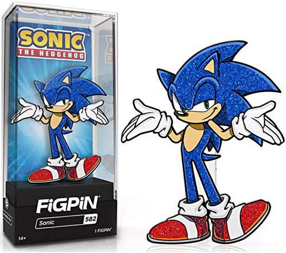 FiGPiN Sonic The Hedgehog - Glitter Sonic Variant 582 - Collectible Pin ...