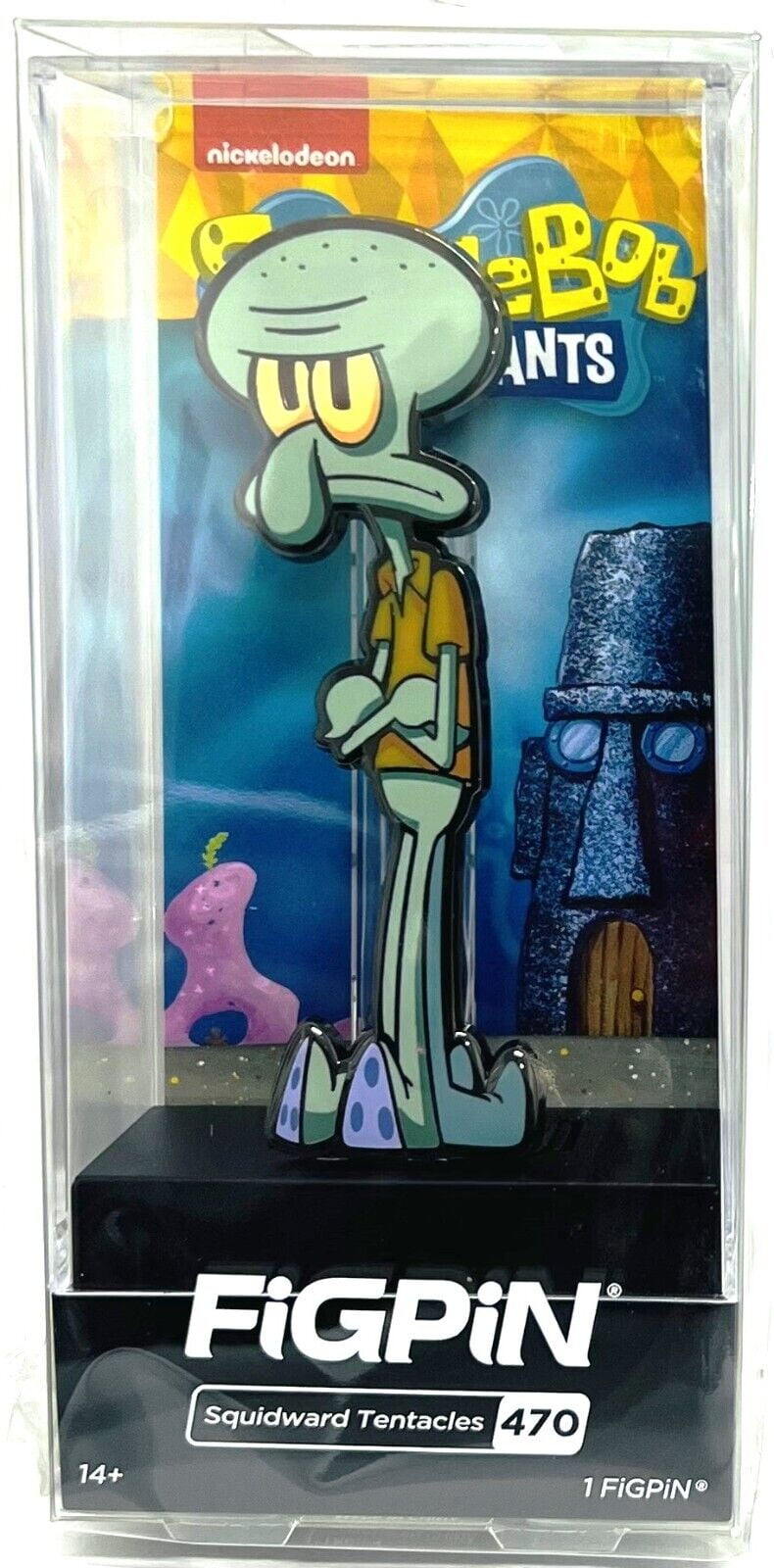 FiGPiN SpongeBob SquarePants Squidward Tentacles Collectable Pin #470 ...