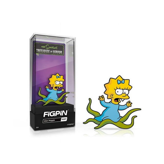 FiGPiN Collectible The Simpsons Treehouse of Horror Alien Maggie #1037 ...