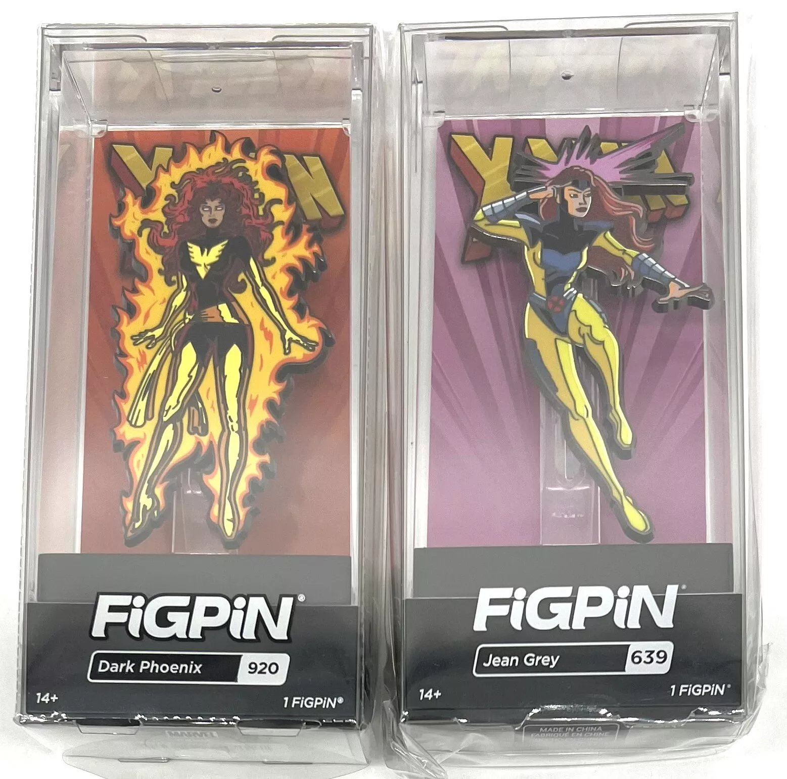 FiGPiN X-Men Jean Grey #639 & Dark Phoenix #920 Set of 2 Collectable ...