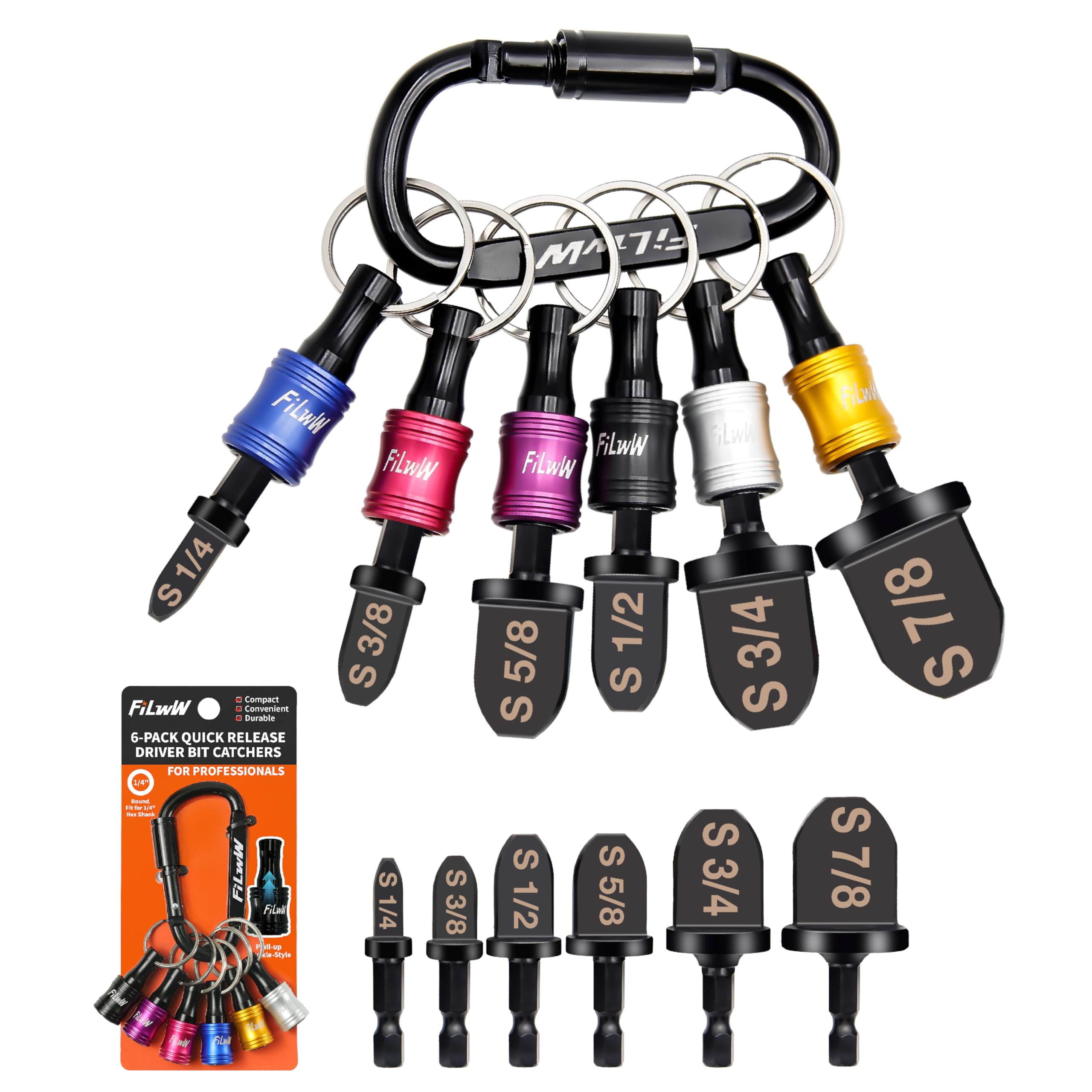 FiLwW 12PCS Swage Tool HVAC Repairing Set with Bit Holder,Air Conditioner Copper Tube Expander ...