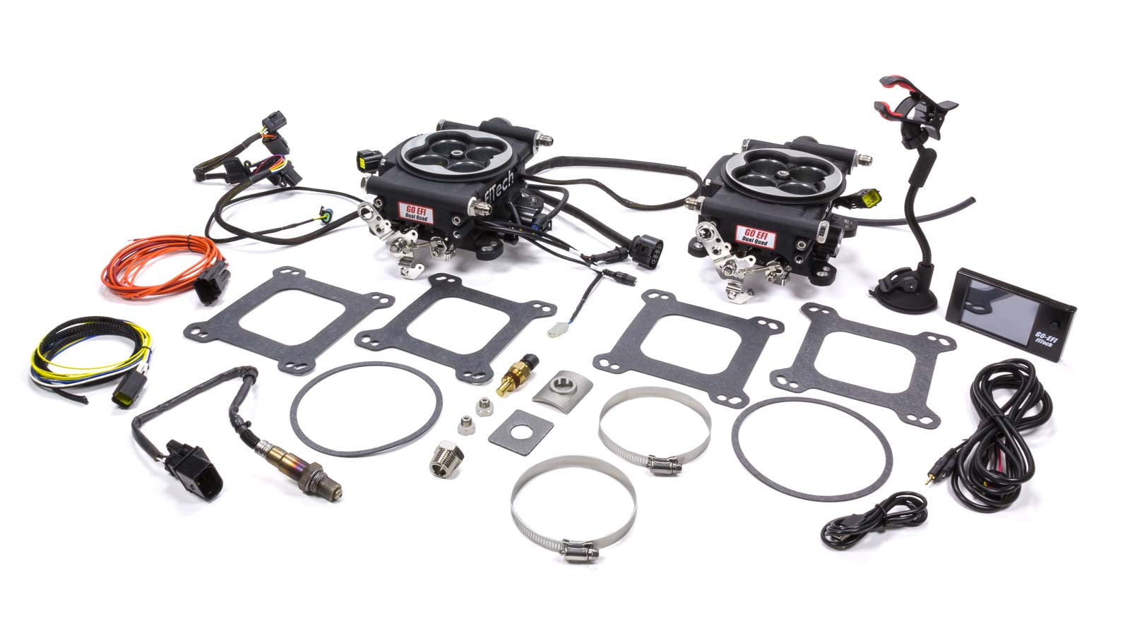 FiTech Universal Throttle Body Go EFI 2x4 Fuel Injection Kit P/N 30062 ...