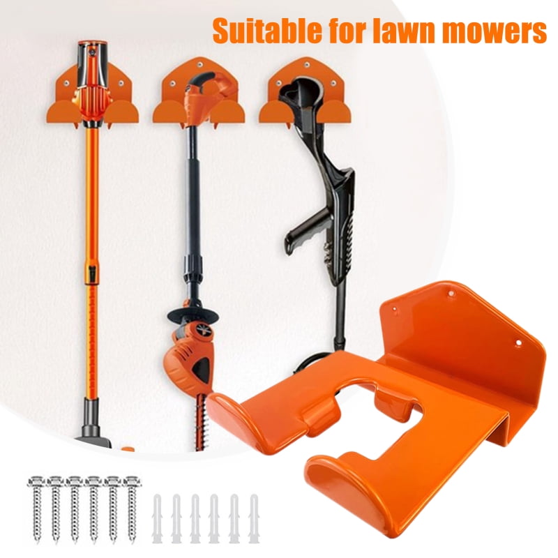 Fiabour 2Pcs Wall Mounted Grass Trimmer Racks Lawn Trimmer Holders ...