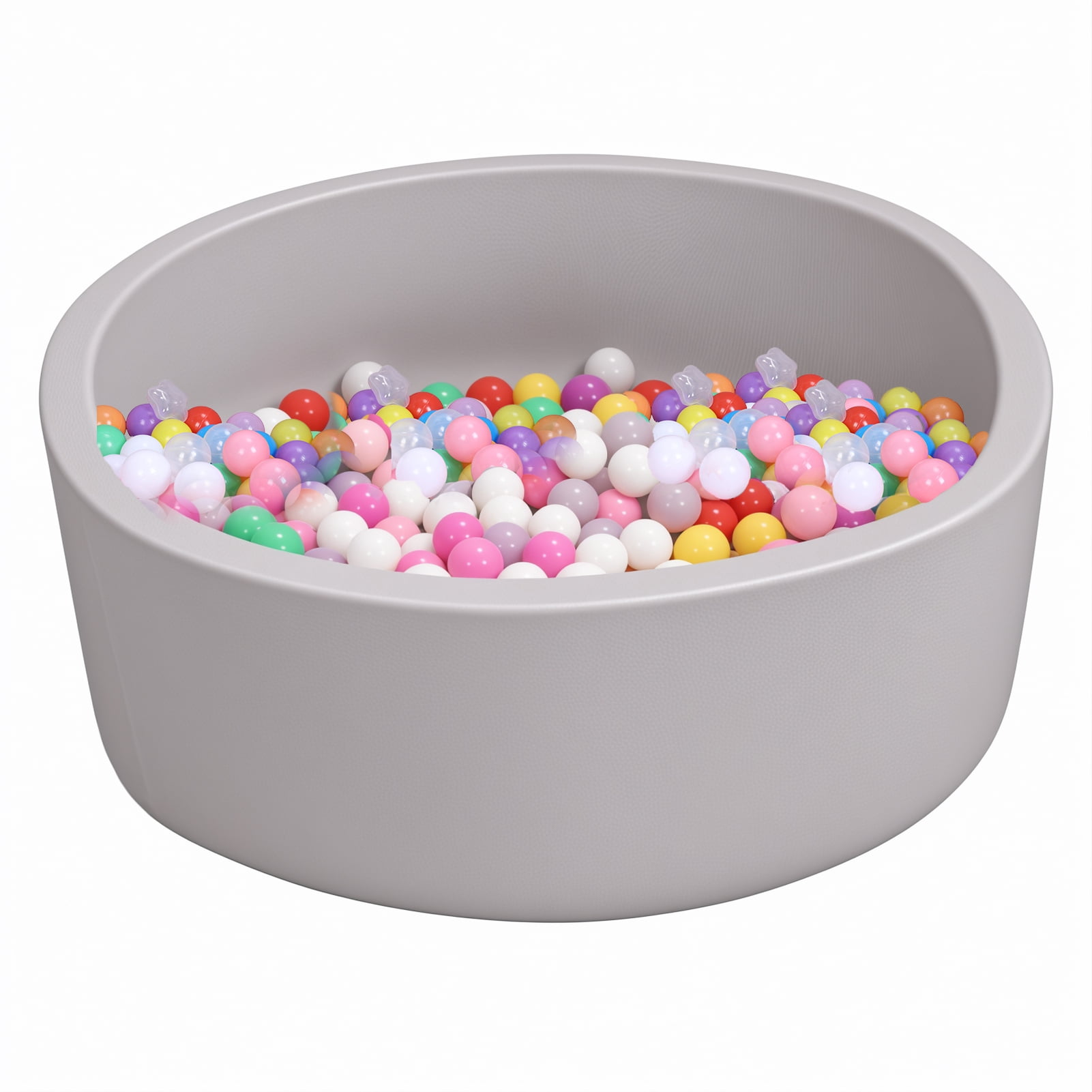 Fiabour 90cm Ball Pit,Large Soft Anti-rollover Round Playpen Ball Pool ...
