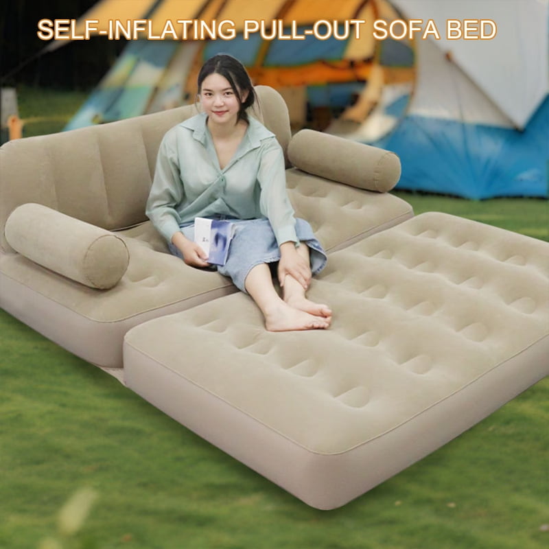 Fiabour Air Sofa Bed with Pump Repair Patch Storage Bag Automatic ...