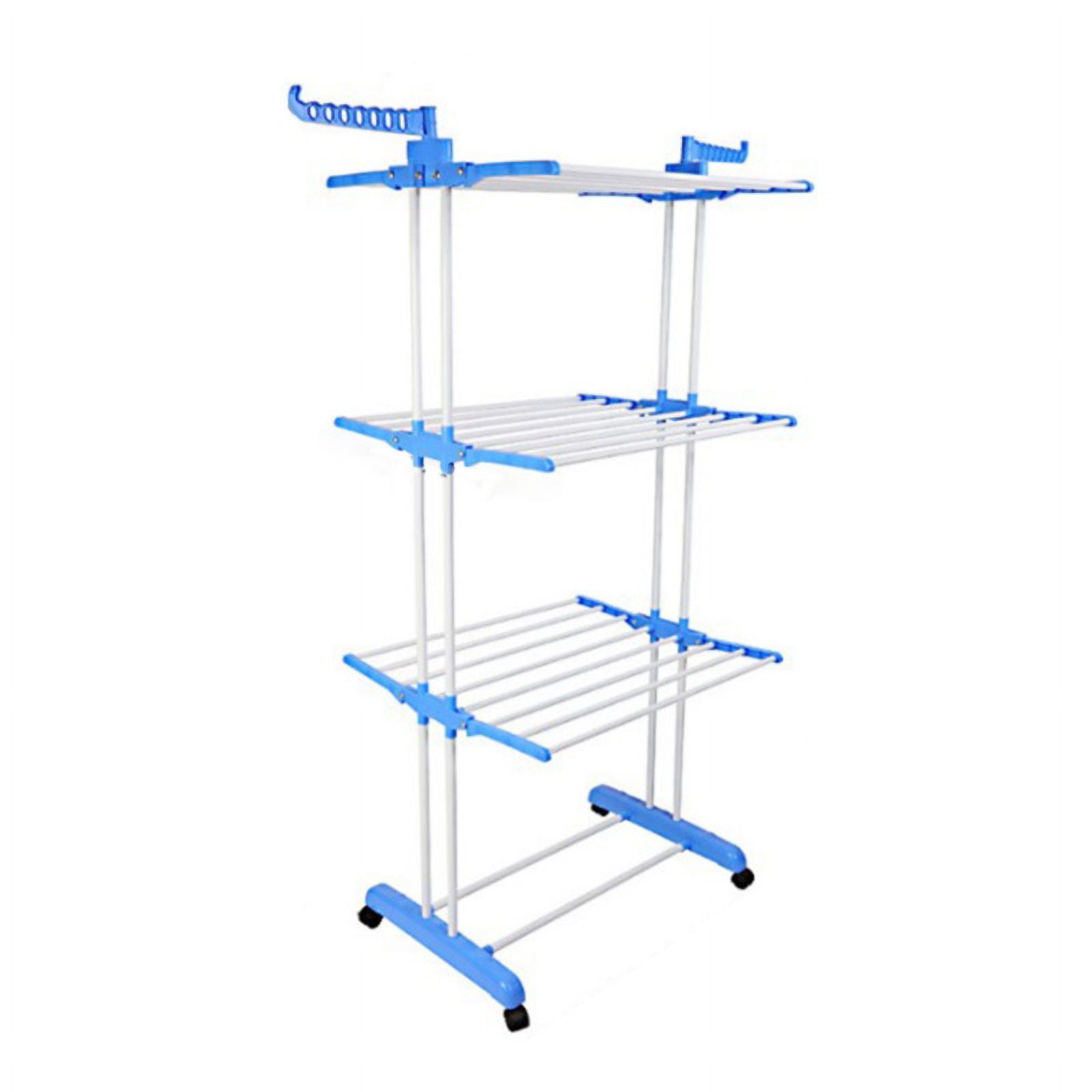 Fiabour Laundry Drying Rack,Laundry Drying Rack Movable Punch Free Good ...