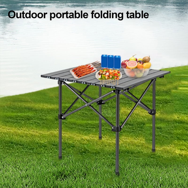 Fiabour Outdoor Folding Table Lightweight Heavy Duty Carbon Steel ...