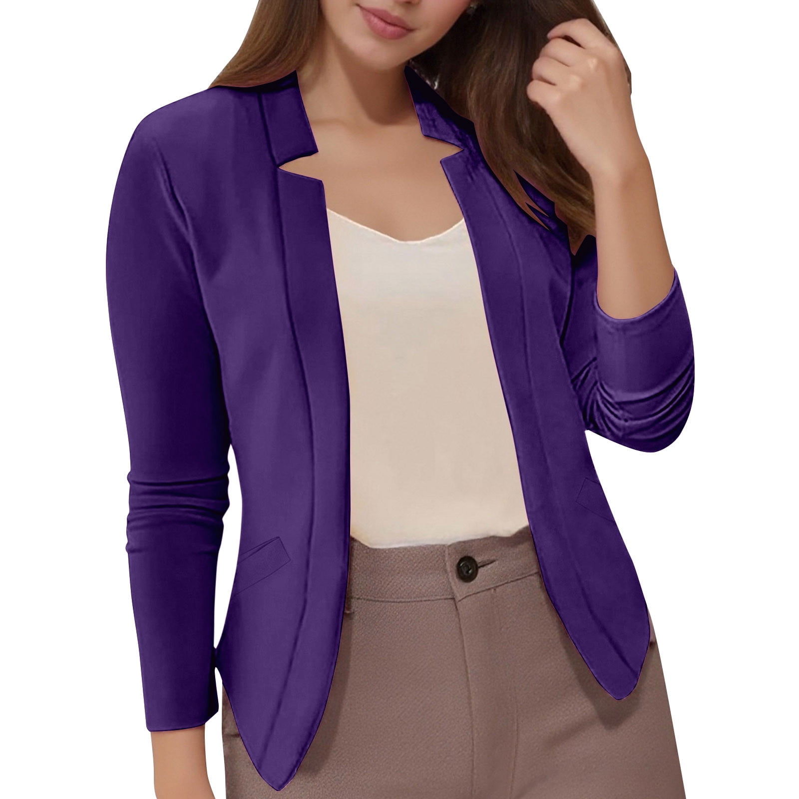 Fiaer,Oversized Dressy Blazer for Women,Womens Slim Fit Trendy Business ...