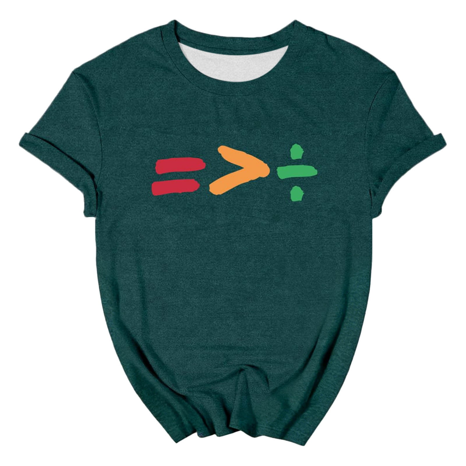 Fiaer Shirt for Women Human Rights Tshirt African Tee Casual Short ...