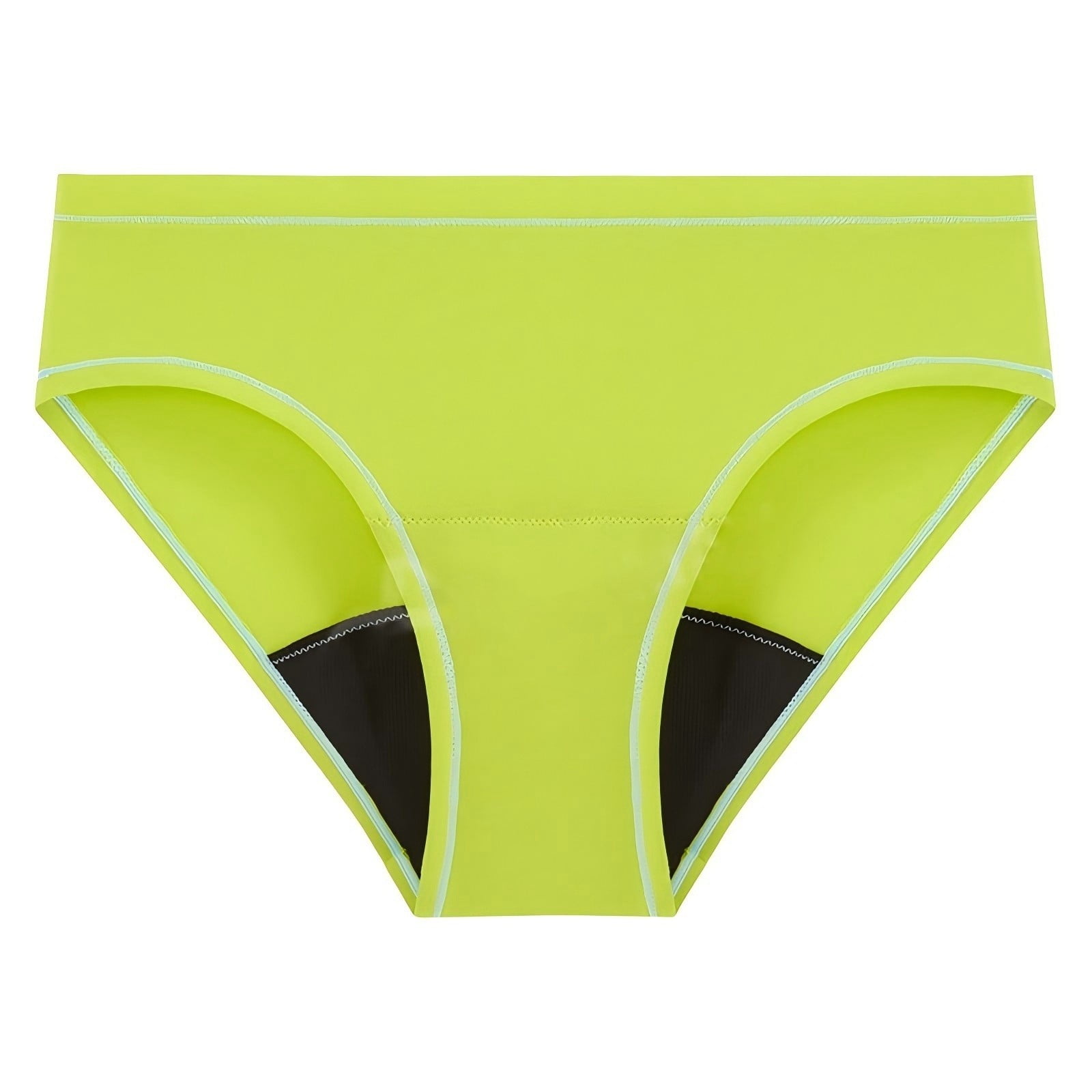 Fiaer,Women's Seamless No Show Period Panties,Womens High Cut Leak-Proof Plus Size Underwear ...