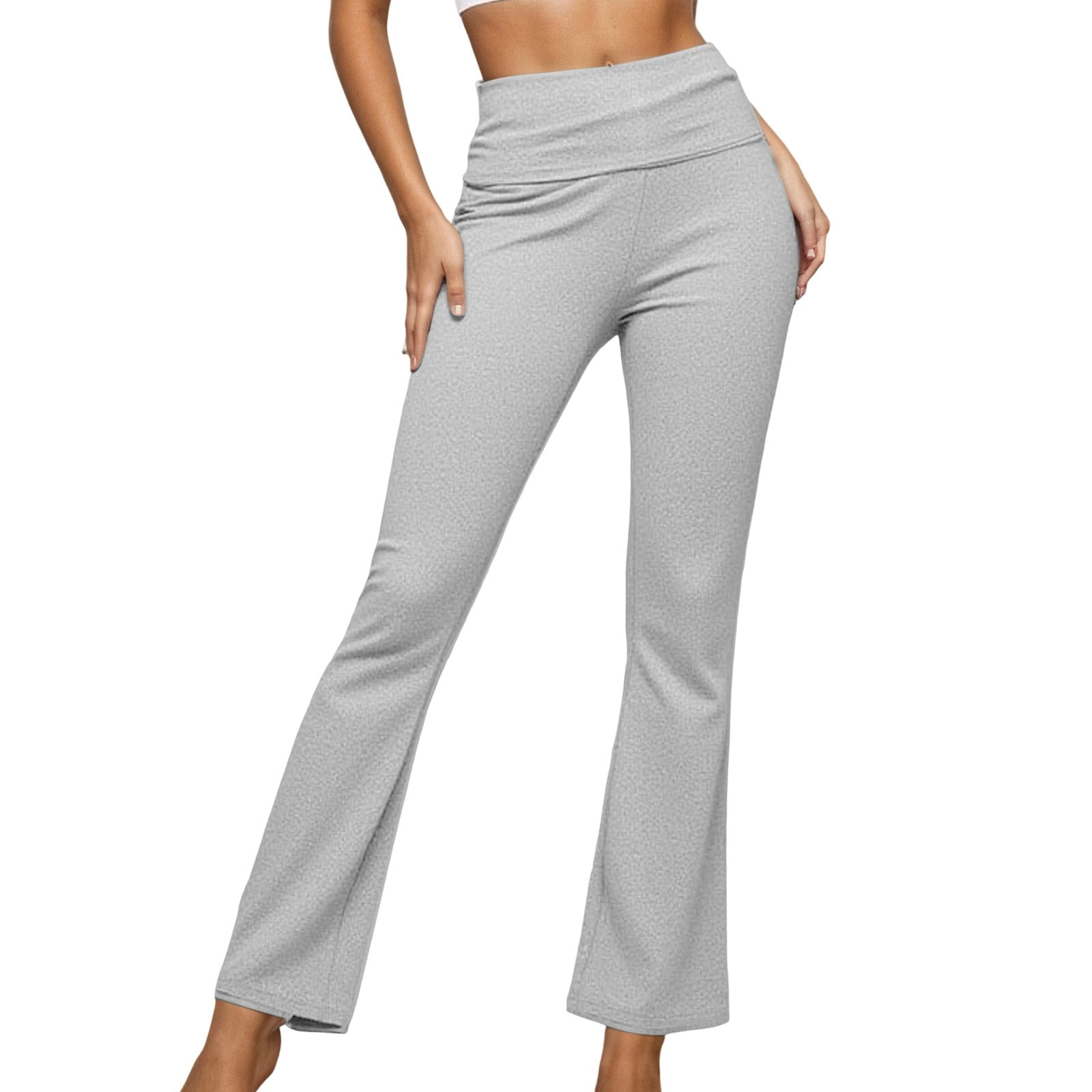 Fiaer,Women's Yoga Pants Flare Leggings High Waist Yoga Pants Bootcut ...