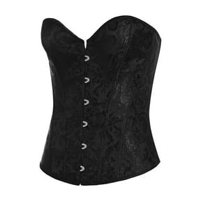 Annhoo Womens Corset Tops Strapless Push up Waist Bodyshaper Crop Tops ...